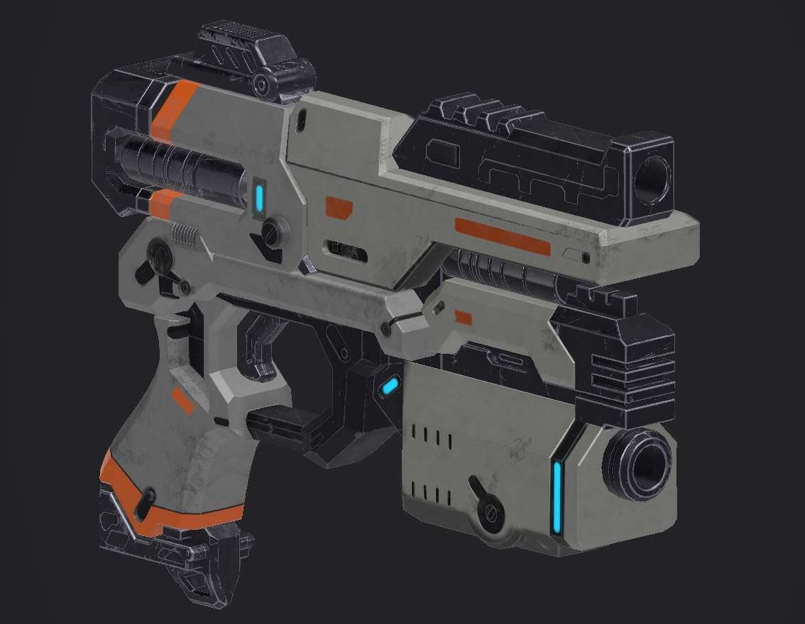 Trion Gun - 3D Model by sergey971