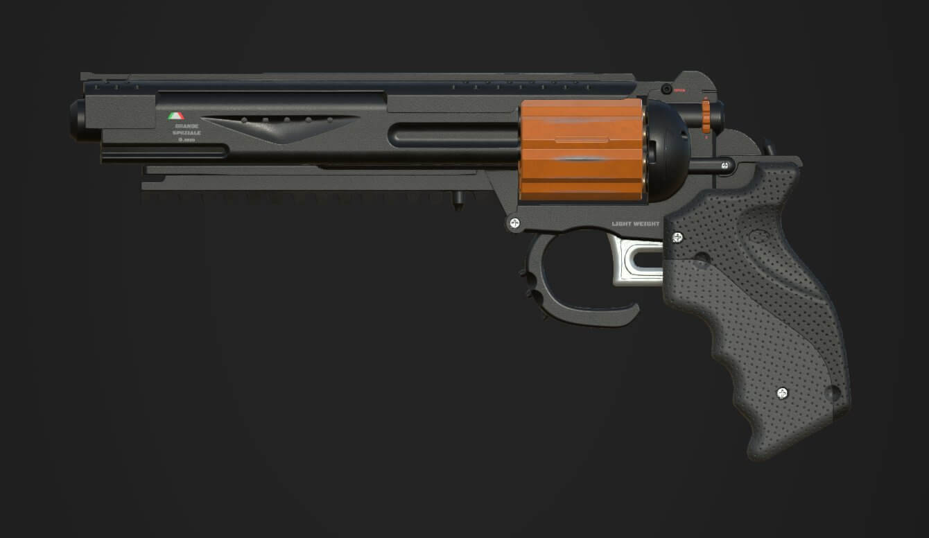 Weapon 8 - 3D Model by sergey971