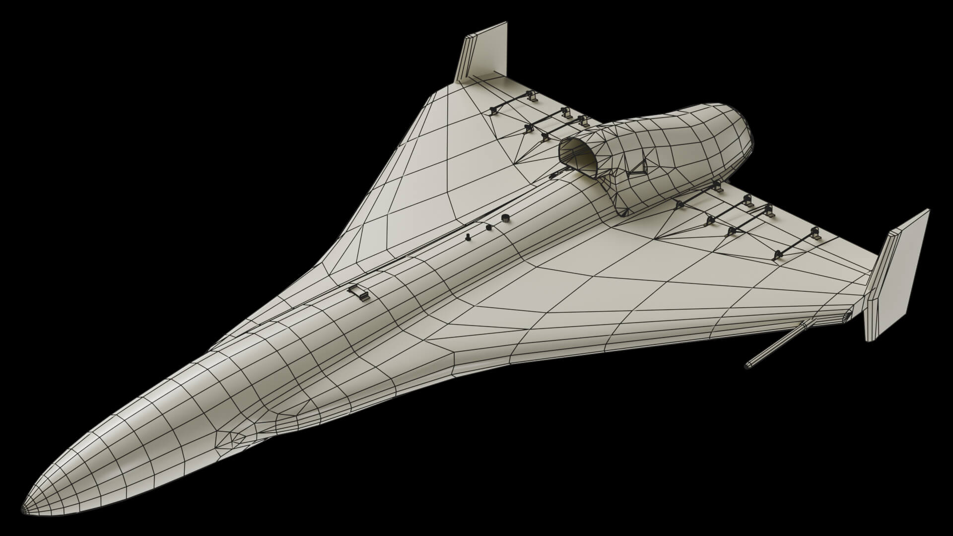 Iranian Military Drone Shahed-238 With Jet Engine 3D Model by sergeydzyuba