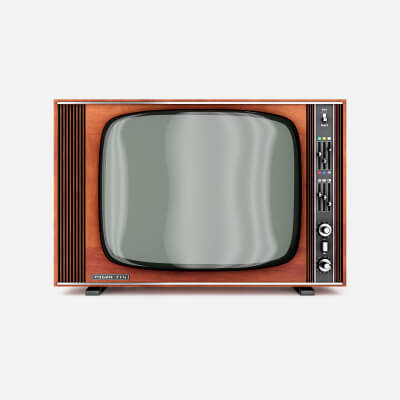 Rubin-714 TV Set From The USSR 3D Model by sergeydzyuba