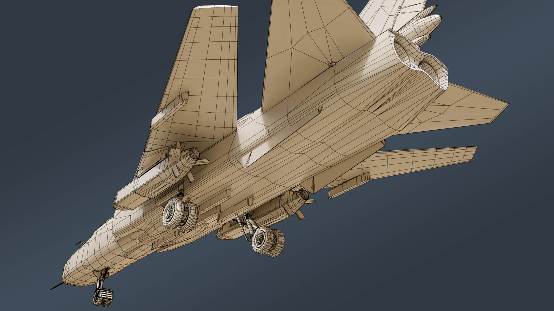 Ukrainian Sukhoi SU-24 Bomber With Storm Shadow Misiles 3D Model by ...