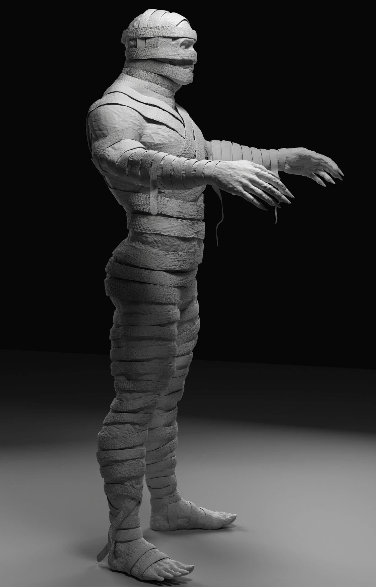 Mummy - 3D Model by Serhio