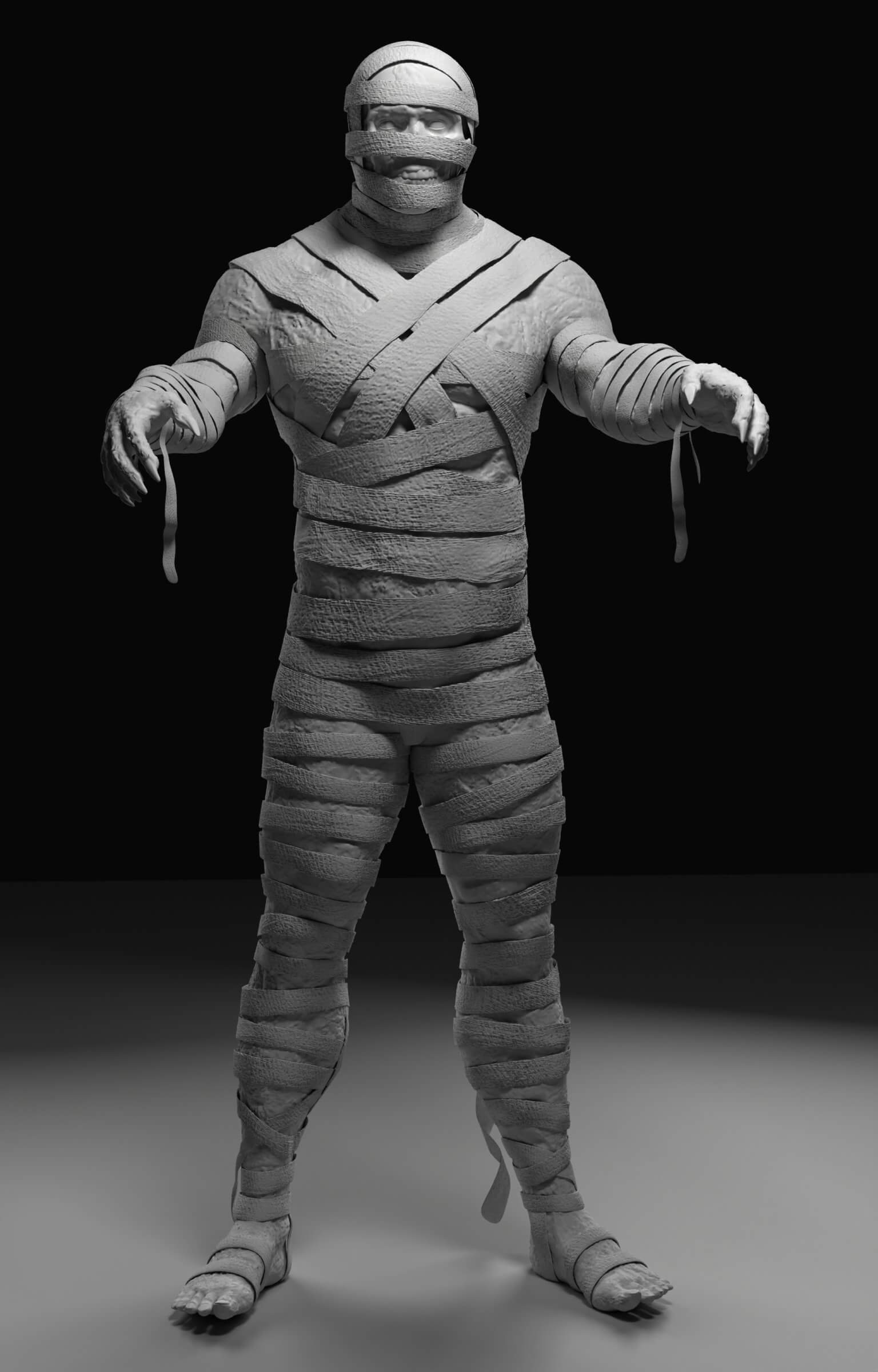 Mummy - 3D Model by Serhio