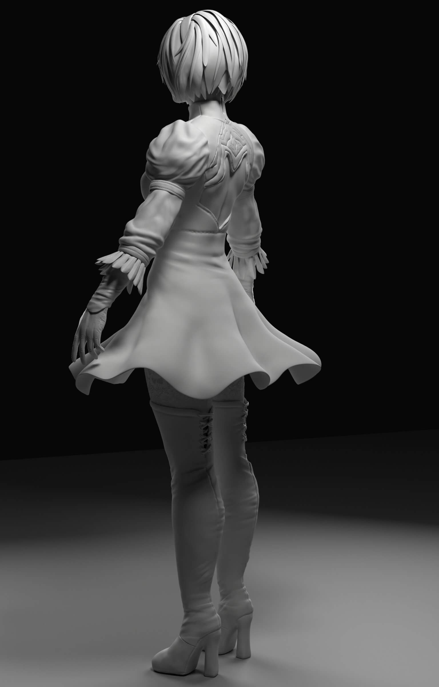 Nier Automata - 3D Model by Serhio