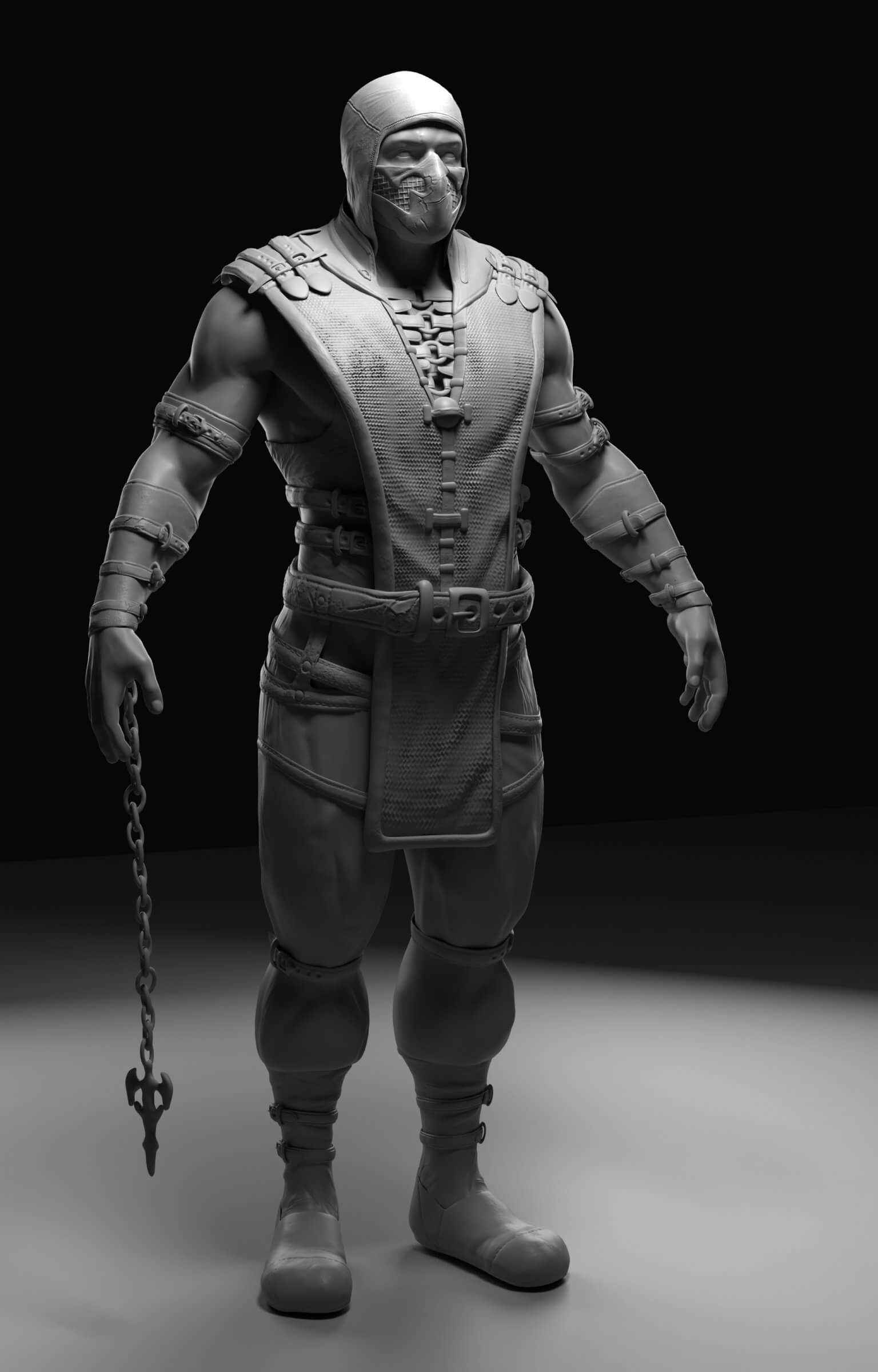 Scorpion Mortal Kombat - 3D Model by Serhio