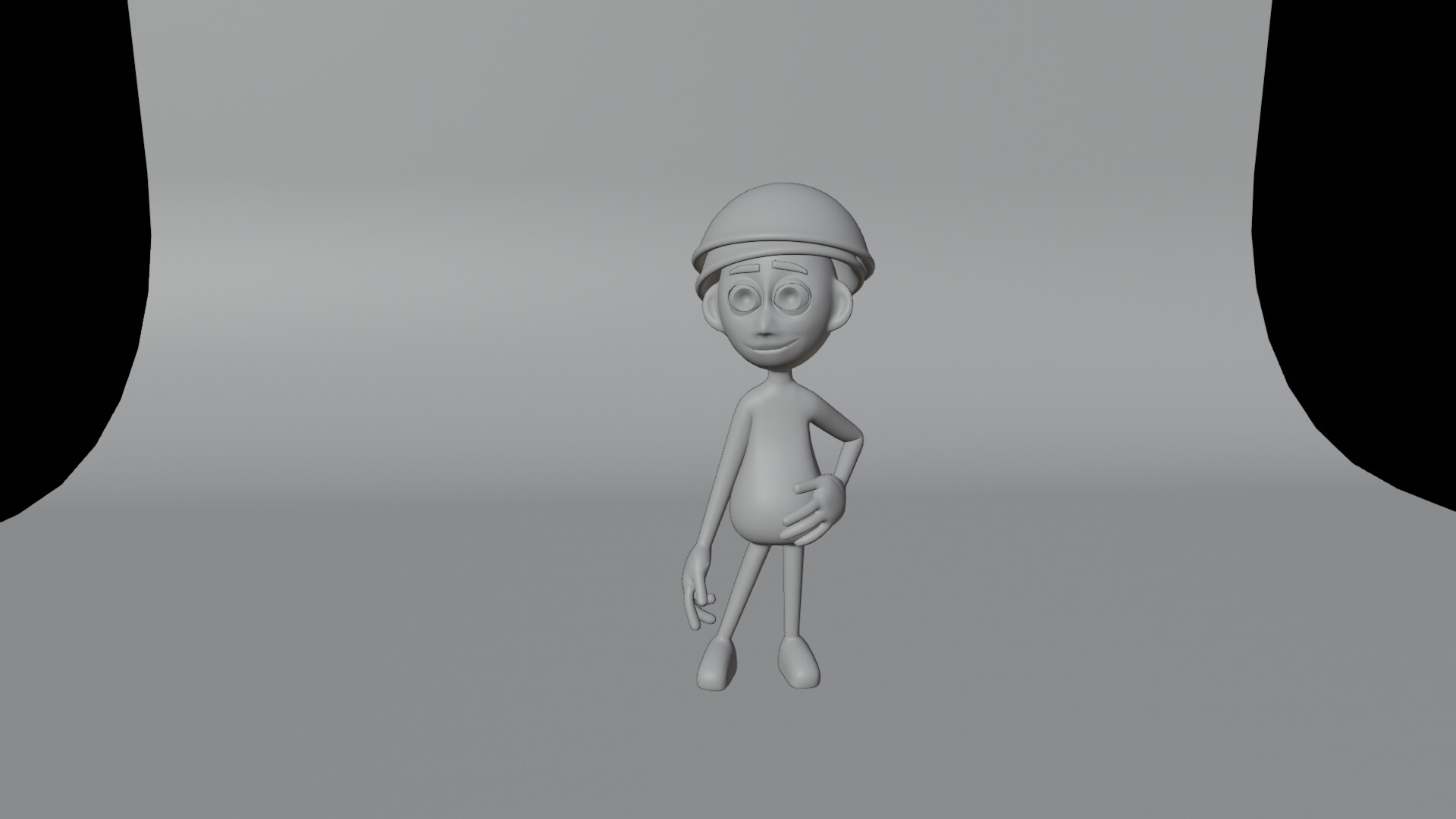 Ash- Cartoon Character 3D Model by Seric