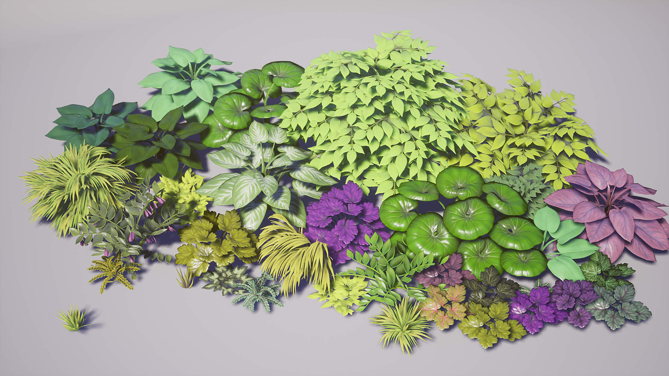 Garden Foliage Pack - 3D Model by seriouscat