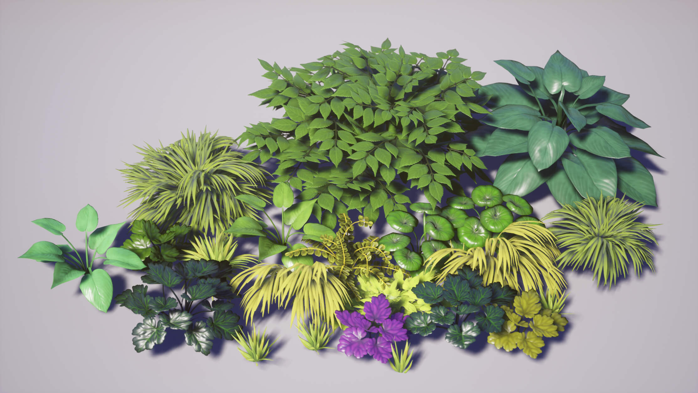 Garden Foliage Pack - 3D Model by seriouscat