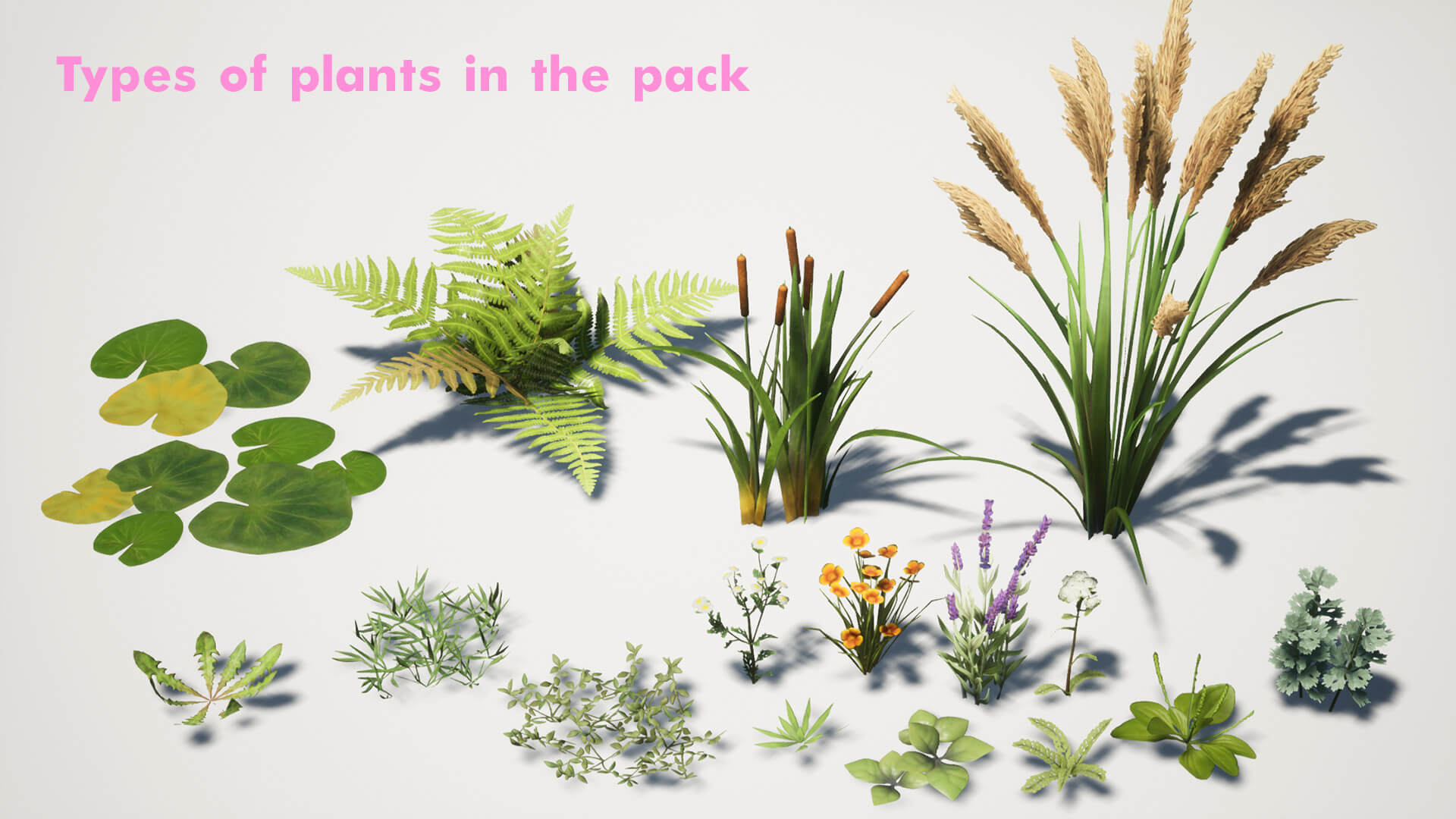 Grass Field Pack - 3D Model by seriouscat