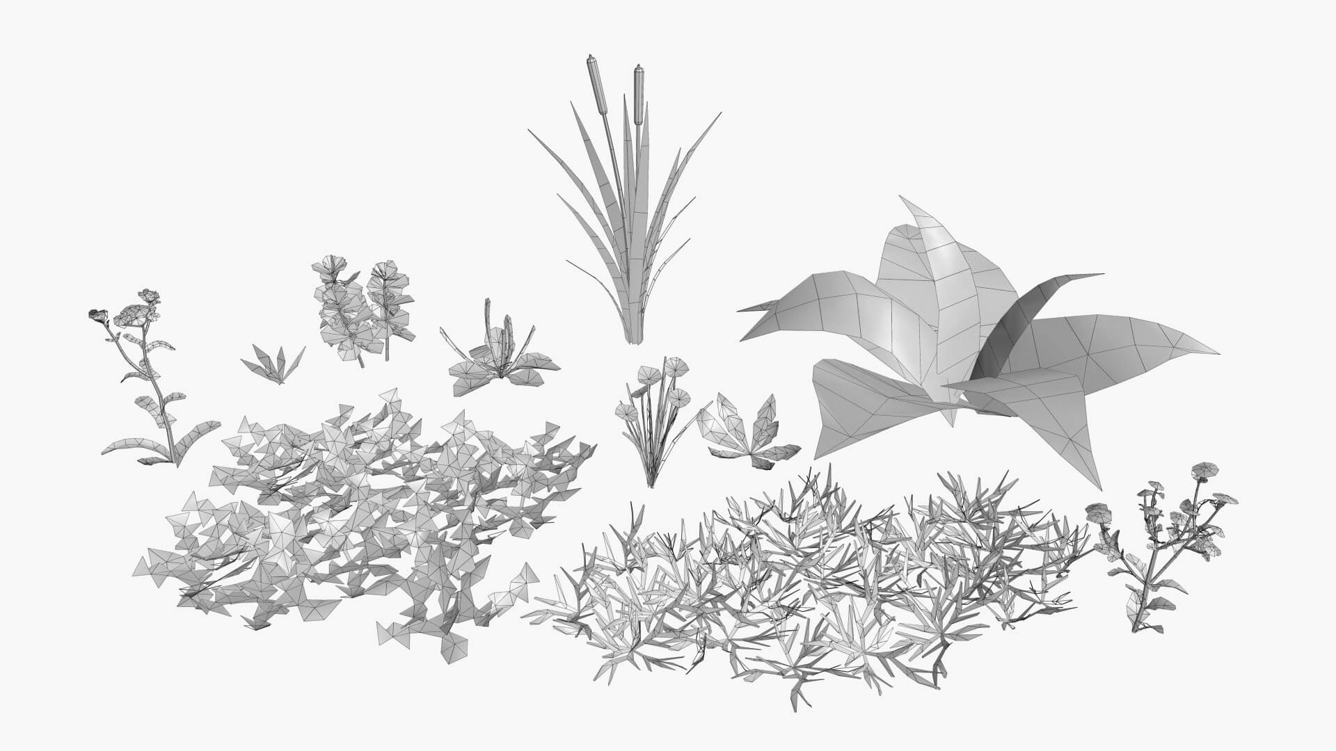 Grass Field Pack - 3D Model by seriouscat