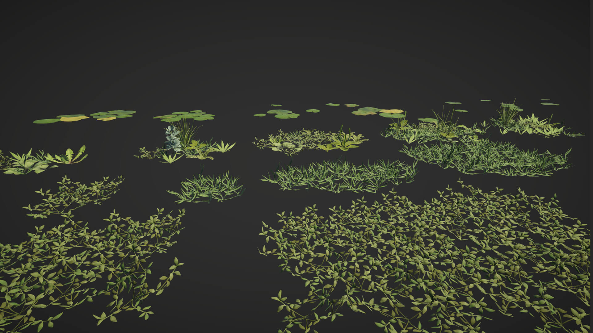 Grass Field Pack - 3D Model by seriouscat