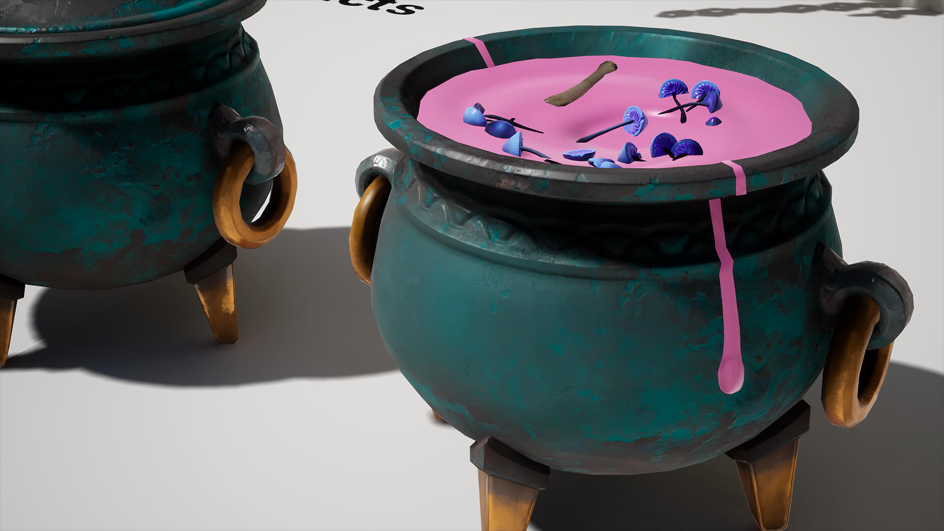 Potion Props Pack - 3D Model by seriouscat