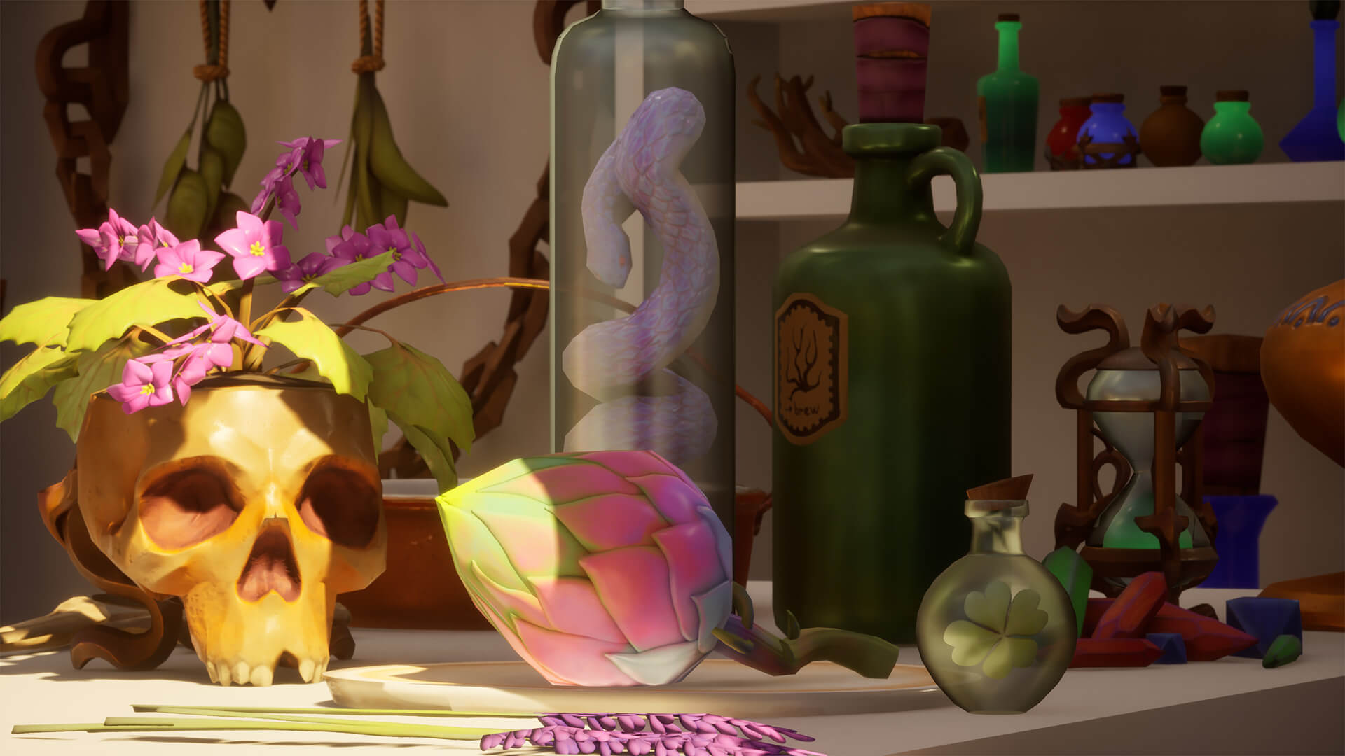 Potion Props Pack - 3D Model by seriouscat