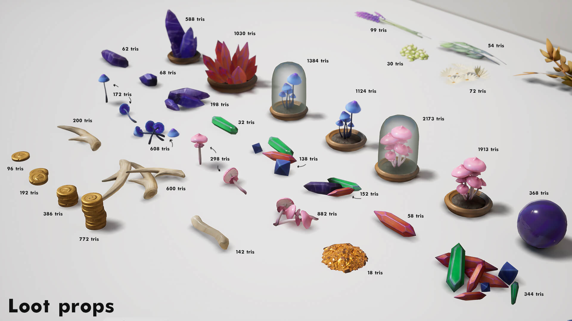 Potion Props Pack - 3D Model by seriouscat