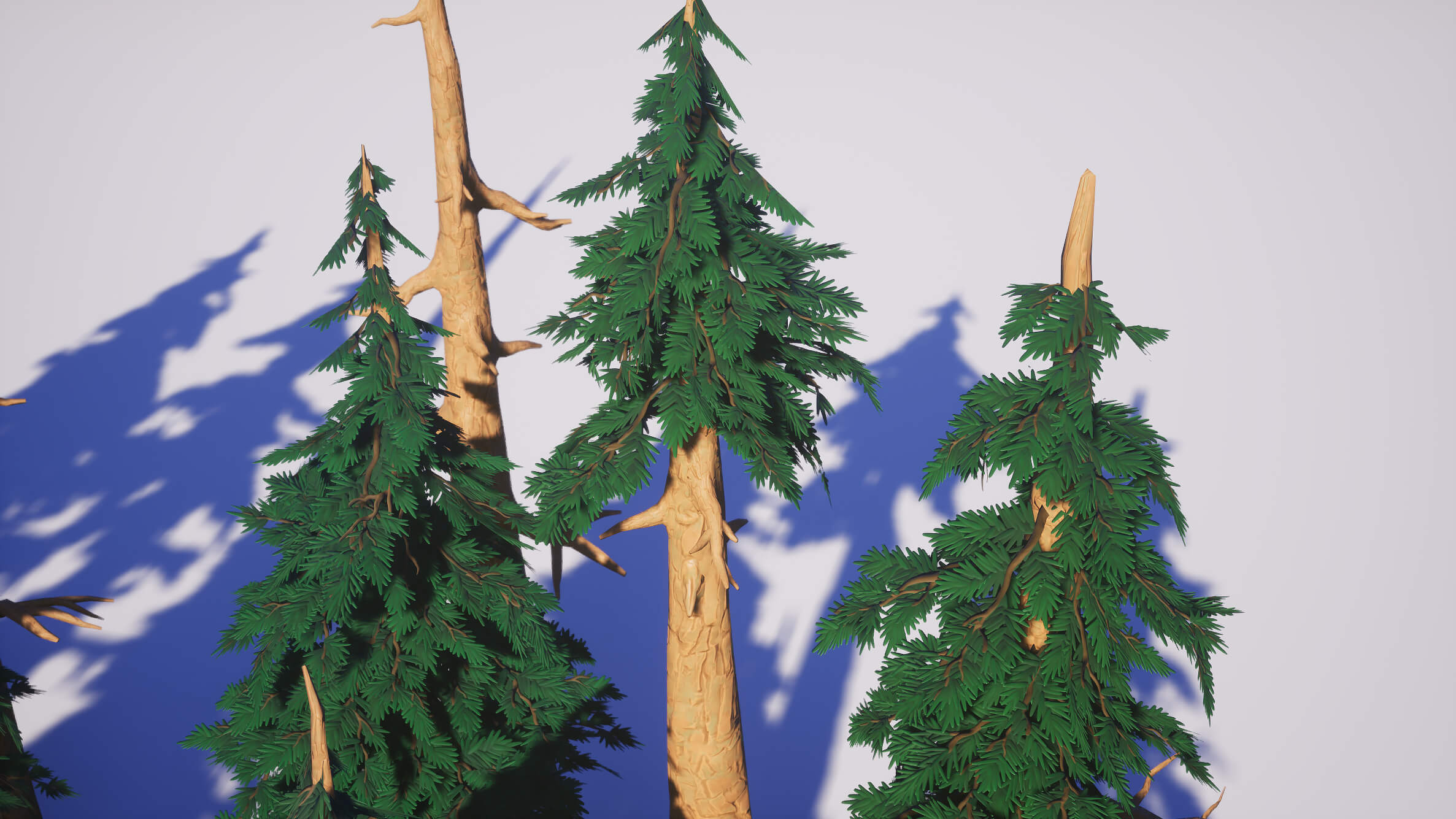 Simple Firs Pack - 3D Model by seriouscat