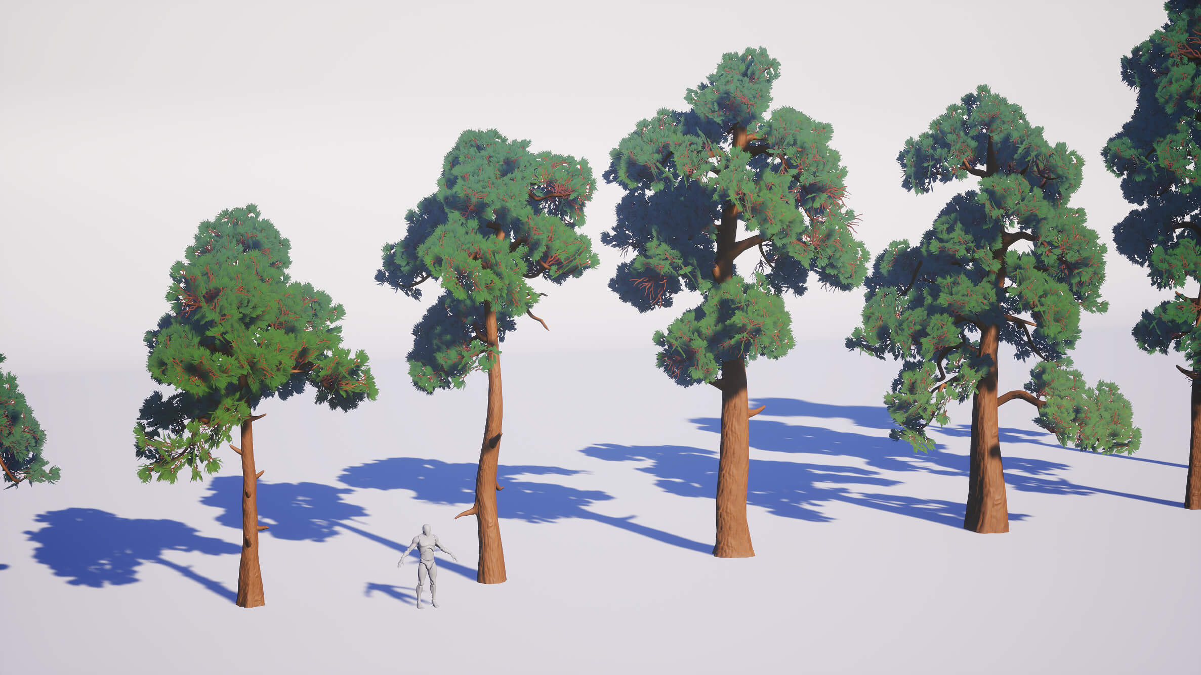 Simple Pines Pack - 3D Model by seriouscat