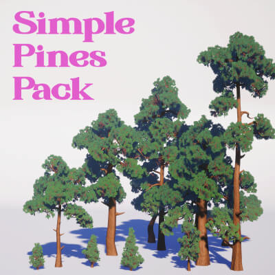 seriouscat | 3D Models | Pine Trees