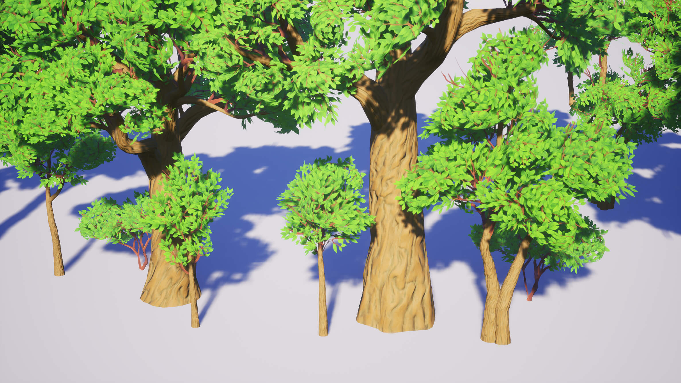 Simple Trees Pack - 3D Model by seriouscat