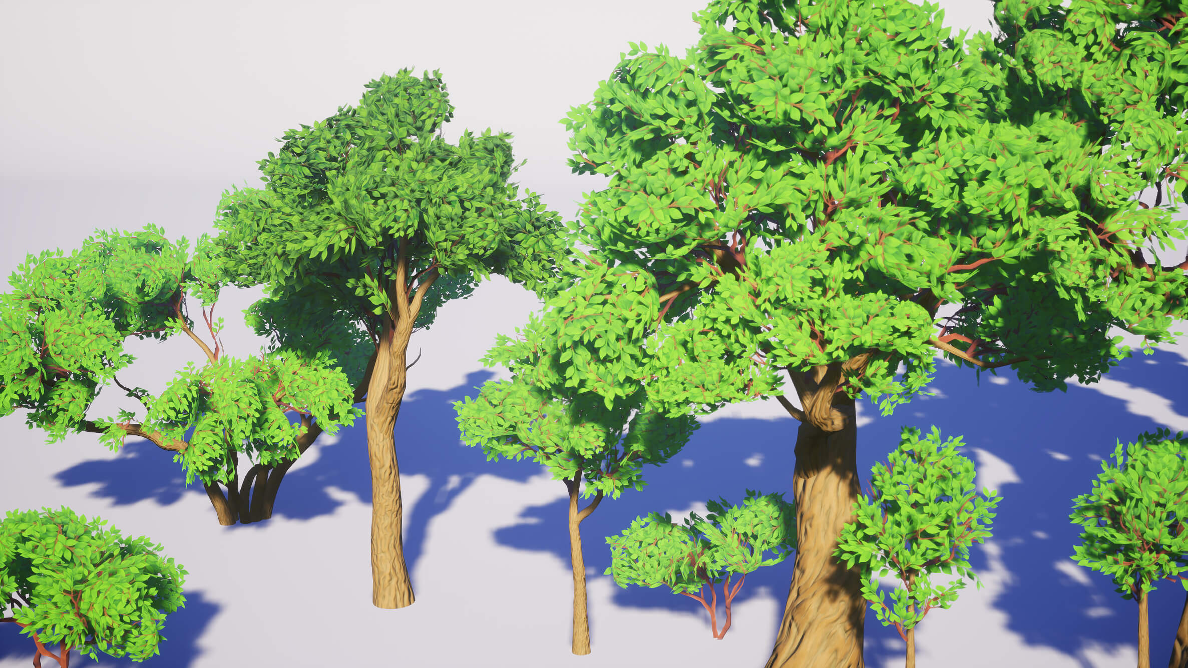 Simple Trees Pack - 3D Model by seriouscat