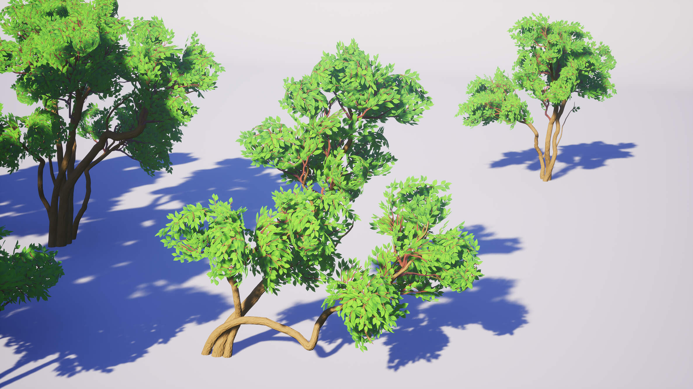 Simple Trees Pack - 3D Model by seriouscat