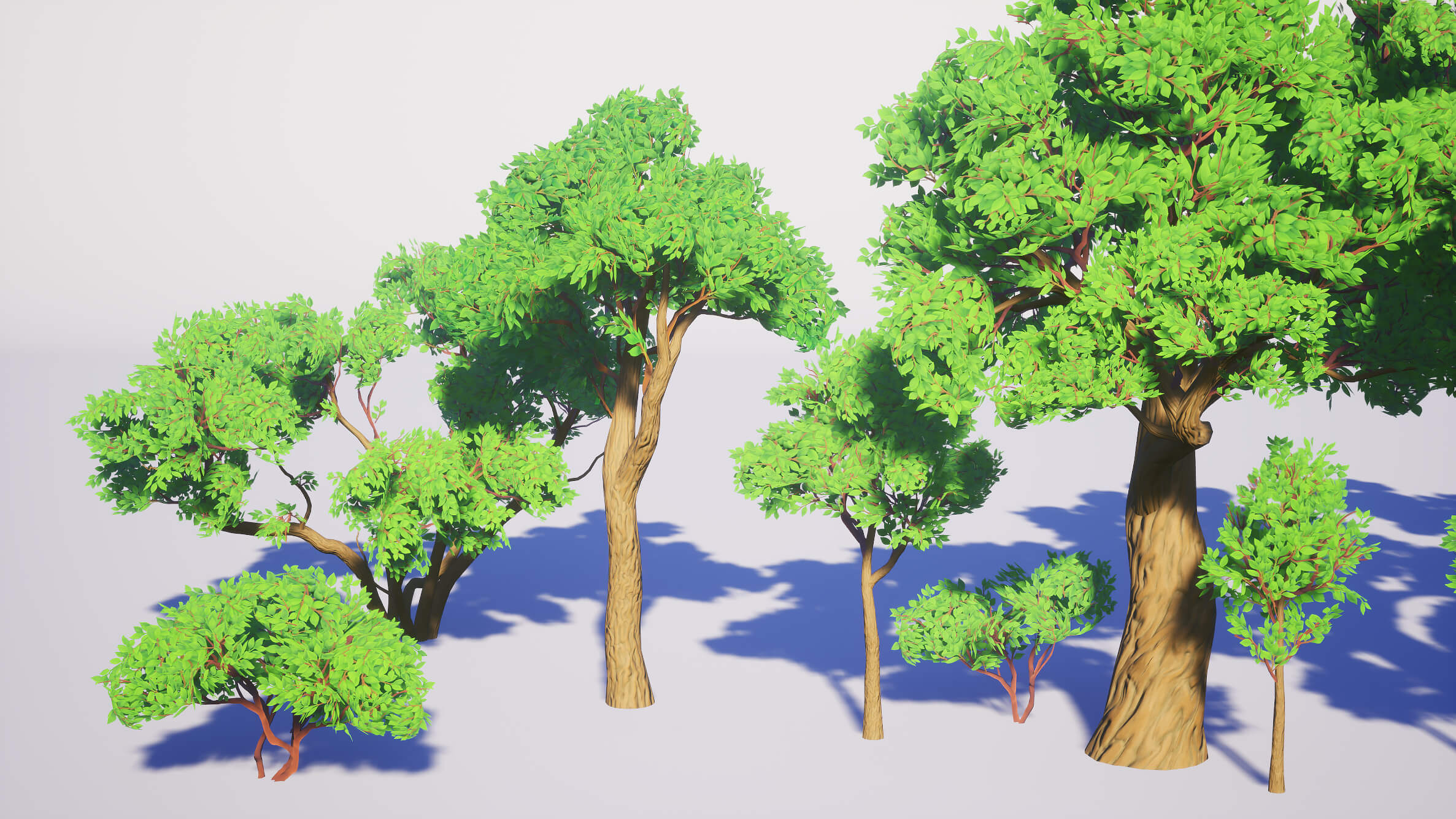 Simple Trees Pack - 3D Model by seriouscat