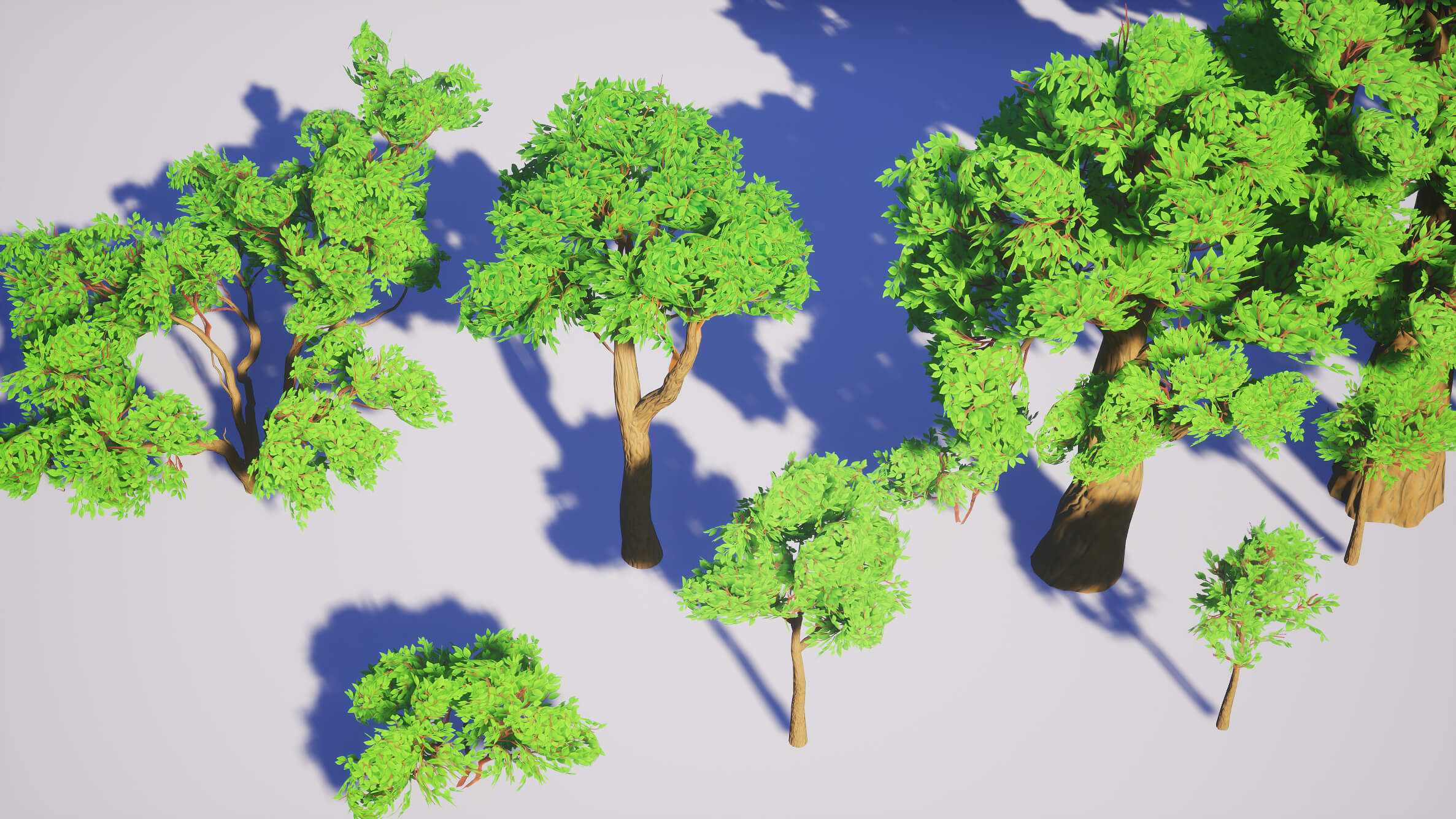 Simple Trees Pack - 3D Model by seriouscat