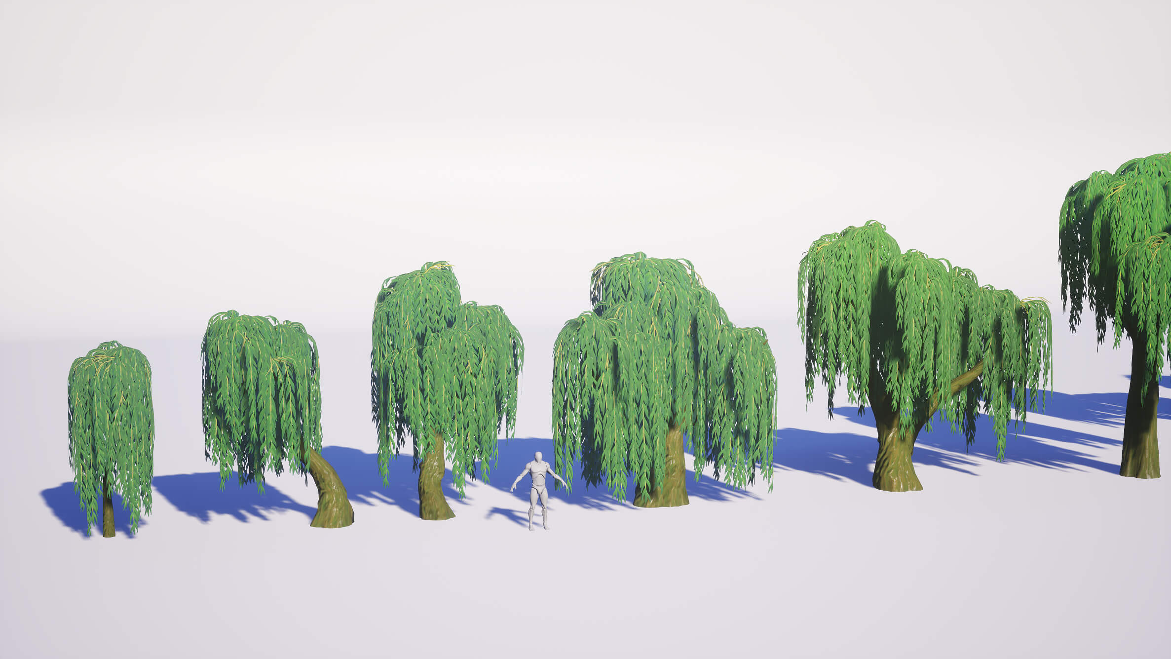 Simple Willows Pack - 3D Model by seriouscat