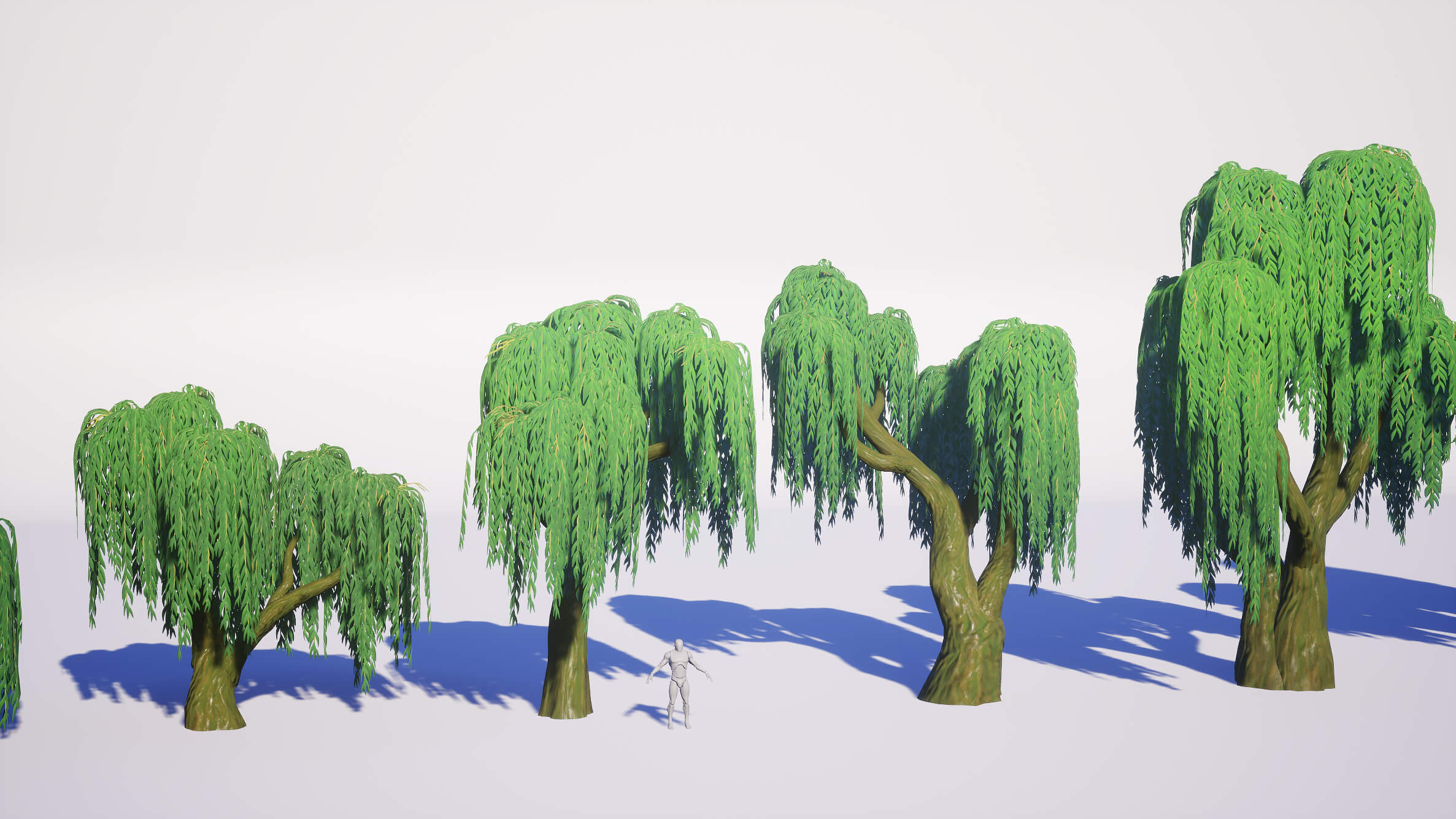 Simple Willows Pack - 3D Model by seriouscat