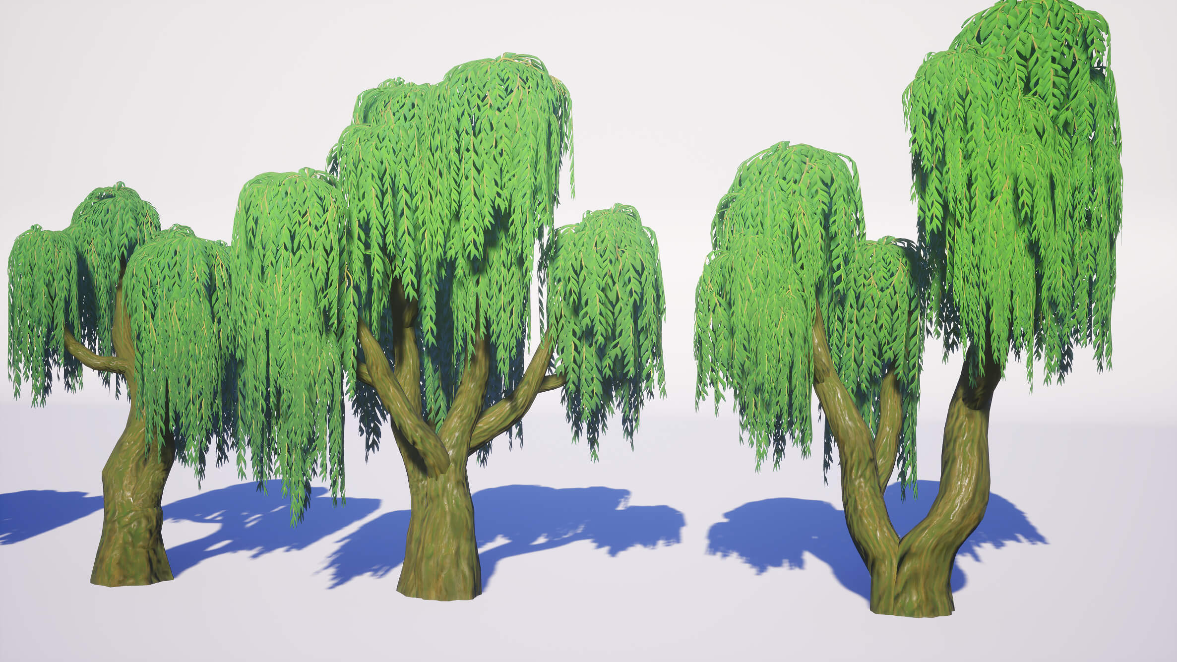 Simple Willows Pack - 3D Model by seriouscat