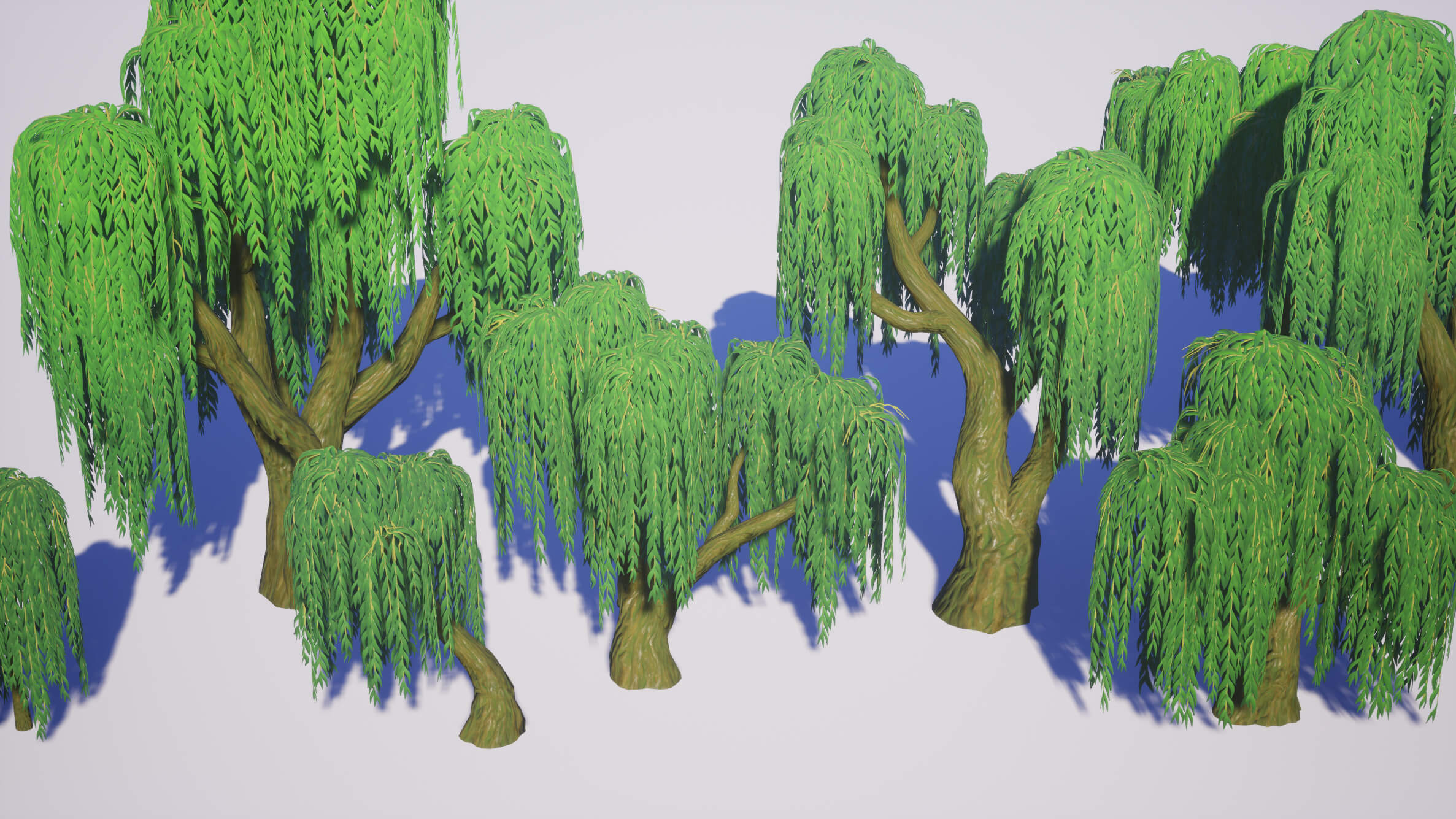 Simple Willows Pack - 3D Model by seriouscat