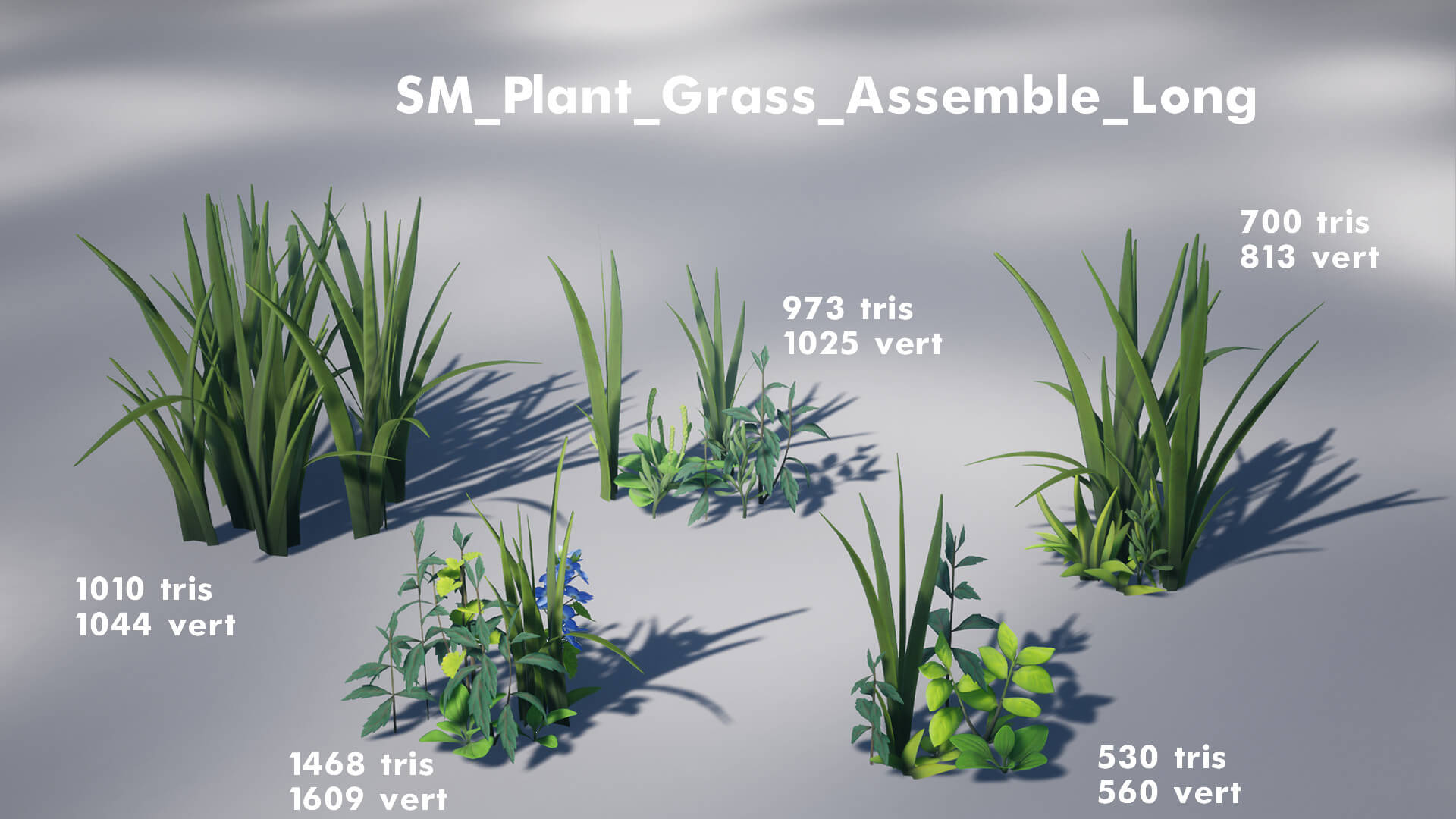 Stylized Plant Pack - 3D Model by seriouscat