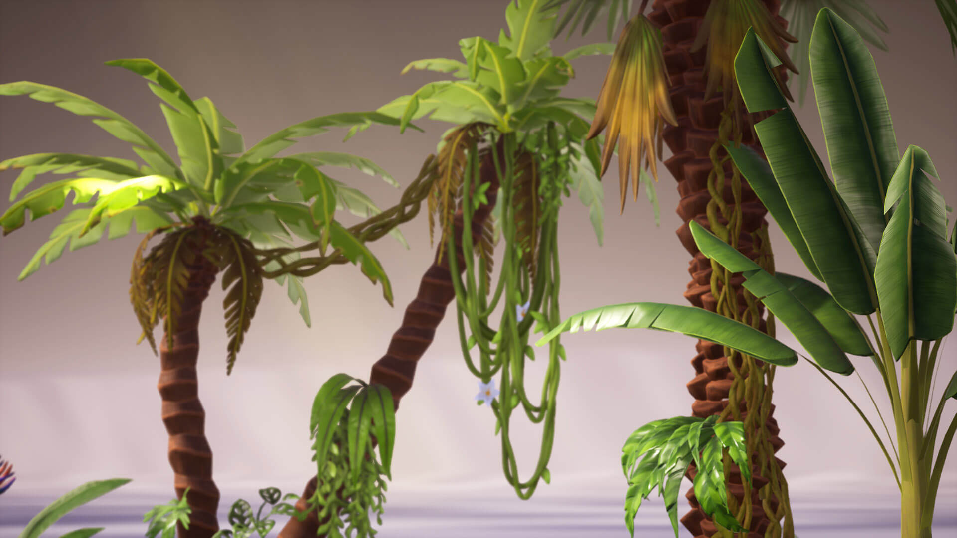 Tropical Plants Pack - 3D Model by seriouscat