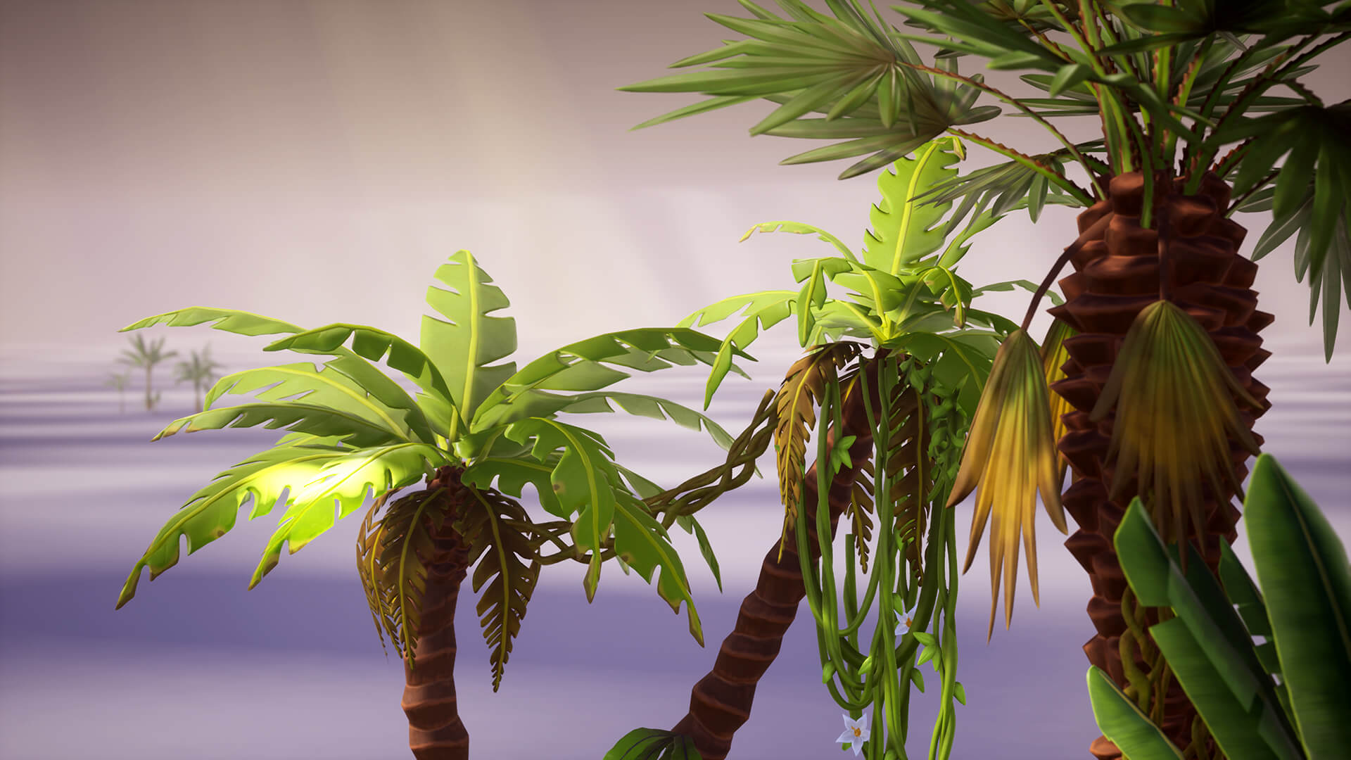 Tropical Plants Pack - 3D Model by seriouscat