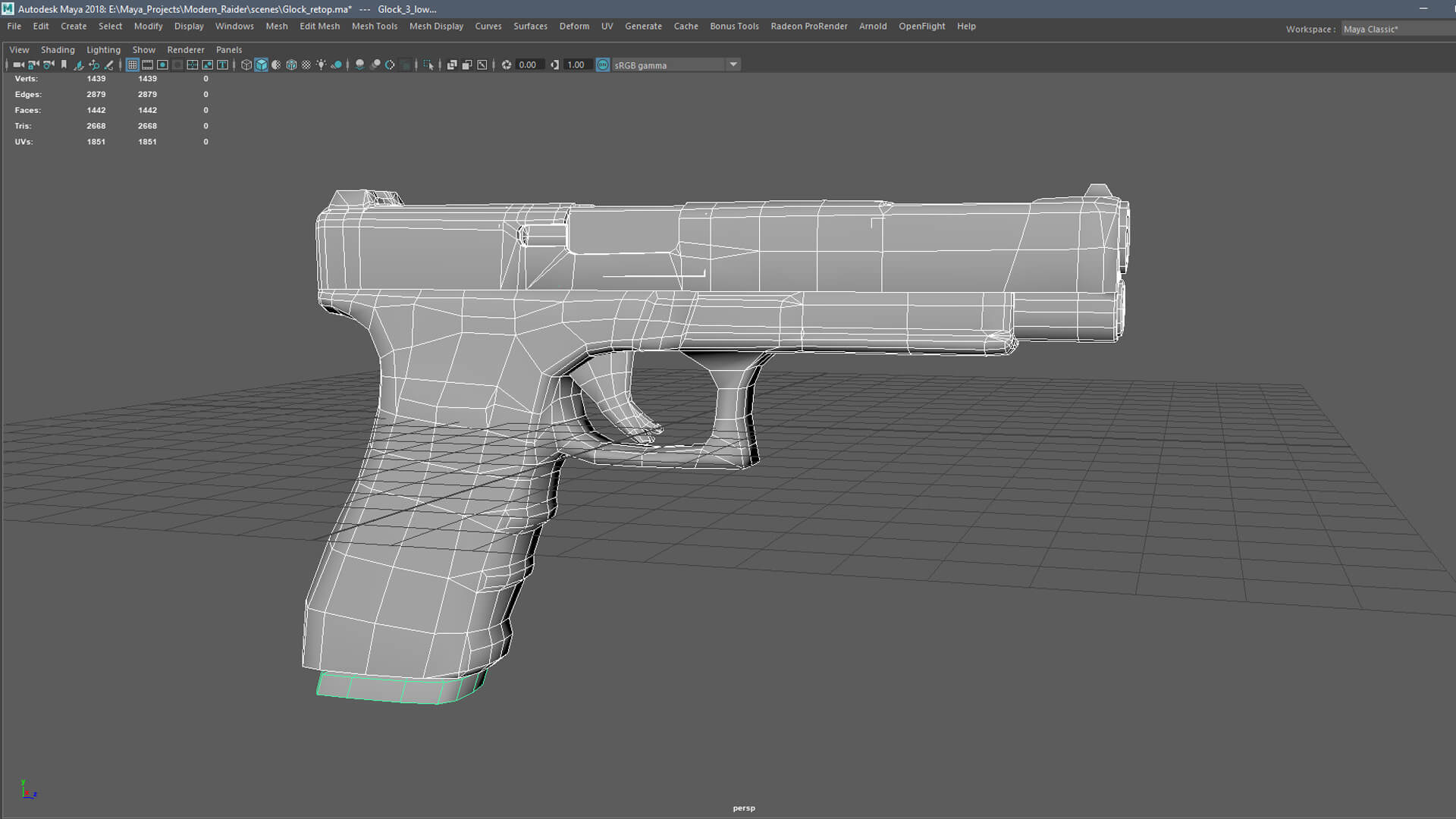 Character Raider 01 - 3D Model by SerjoCG