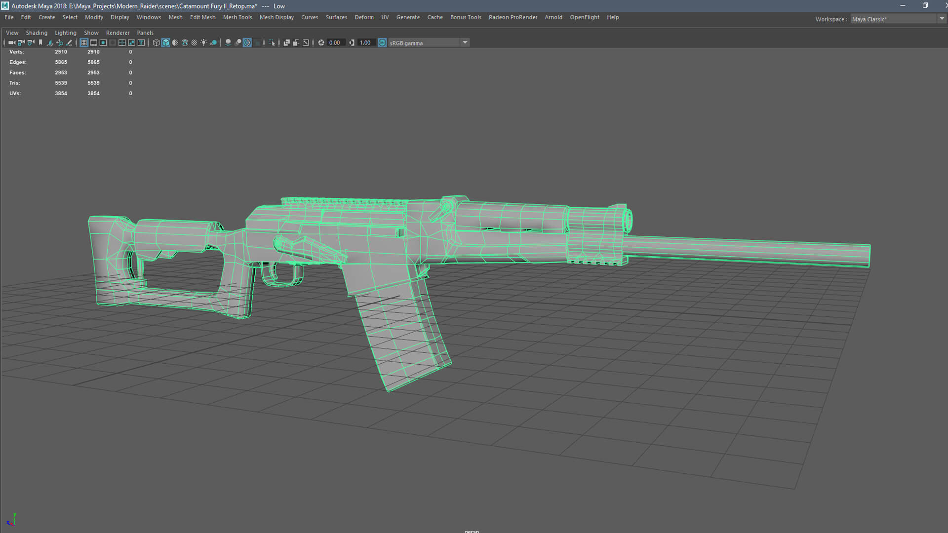 Character Raider 01 - 3D Model by SerjoCG