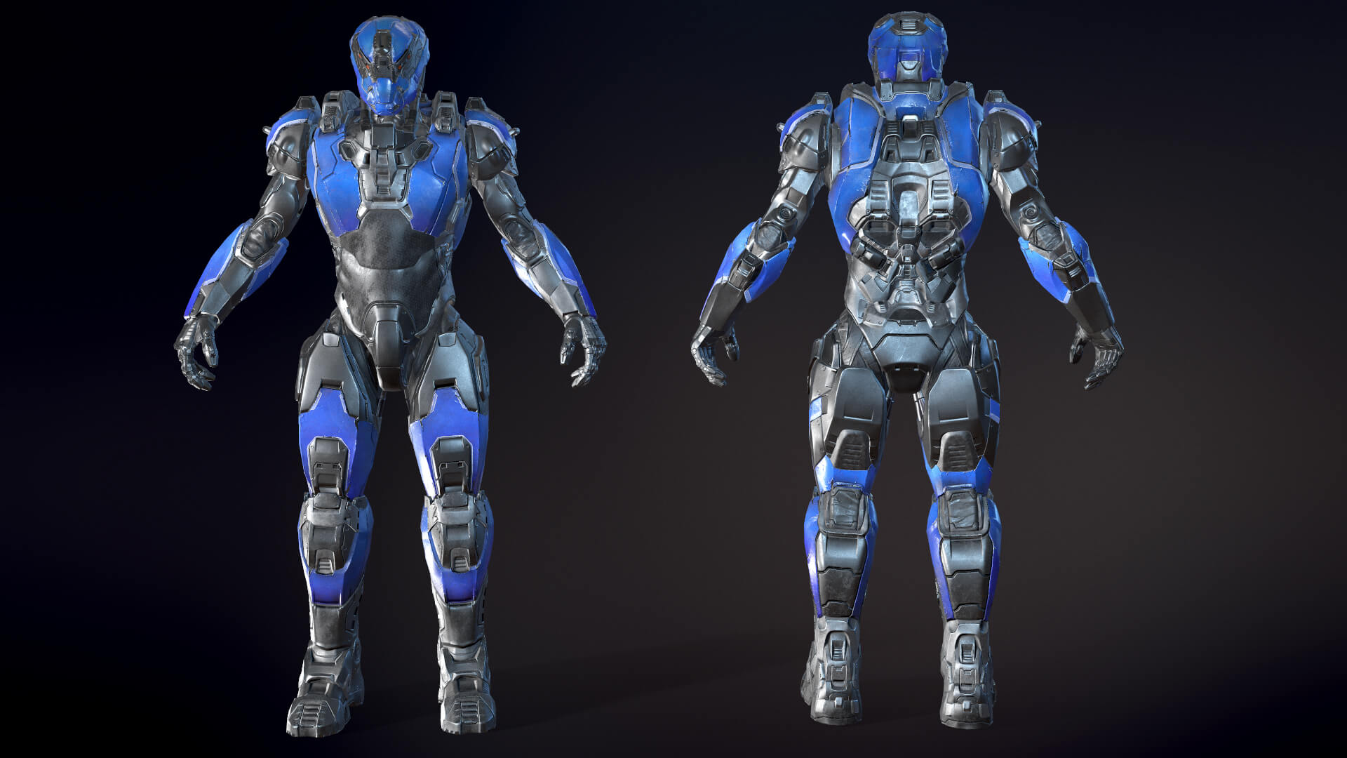 Sci-Fi Cyborg 02 3D Model by SerjoCG