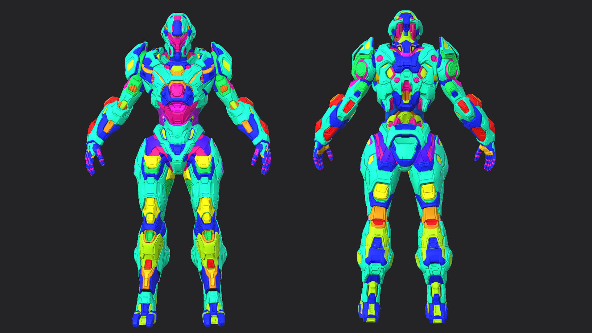 Sci-Fi Cyborg 06 3D Model by SerjoCG