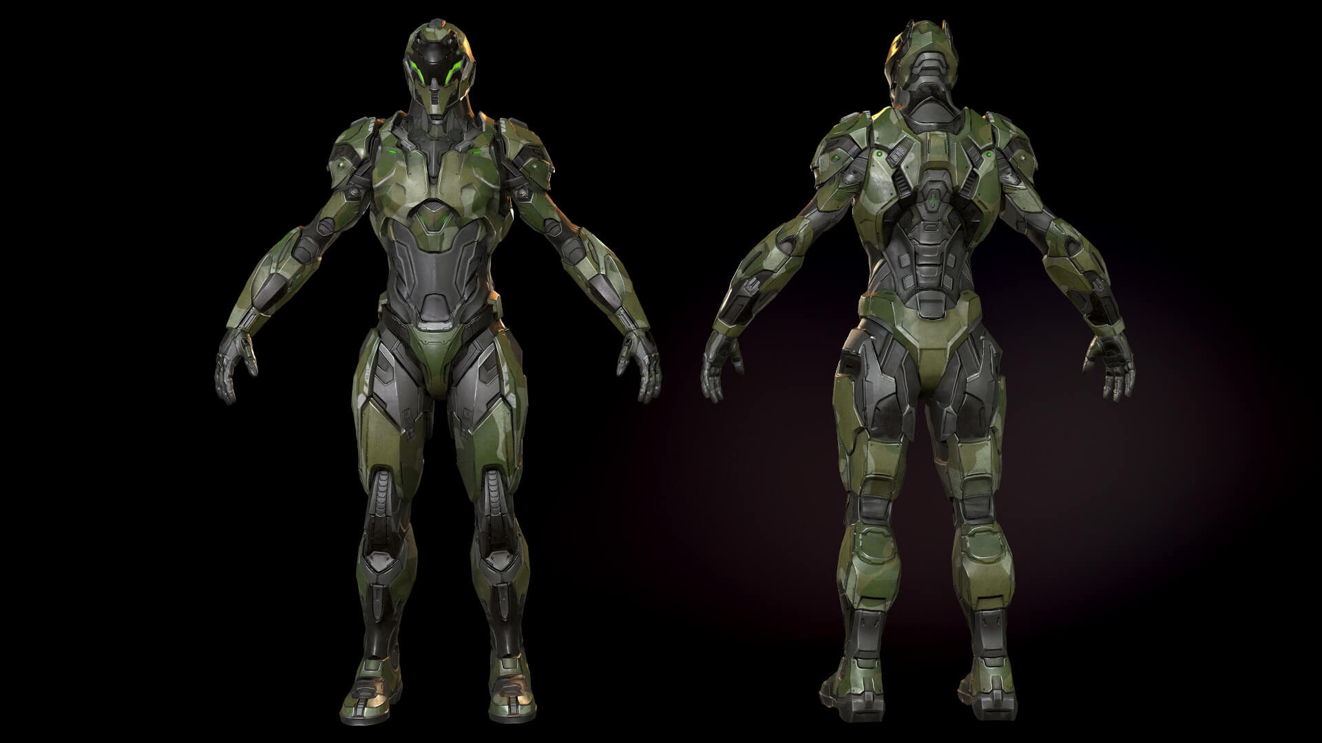 Sci Fi Cyborg 10 - 3D Model by SerjoCG