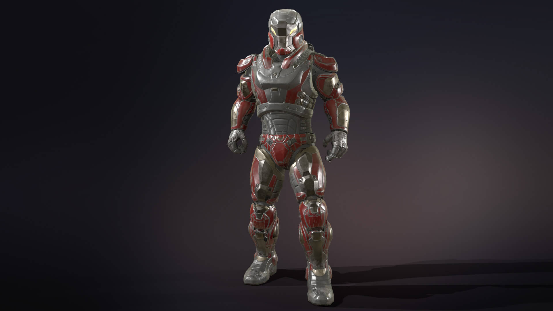 Sci-Fi Soldier 3D Model by SerjoCG