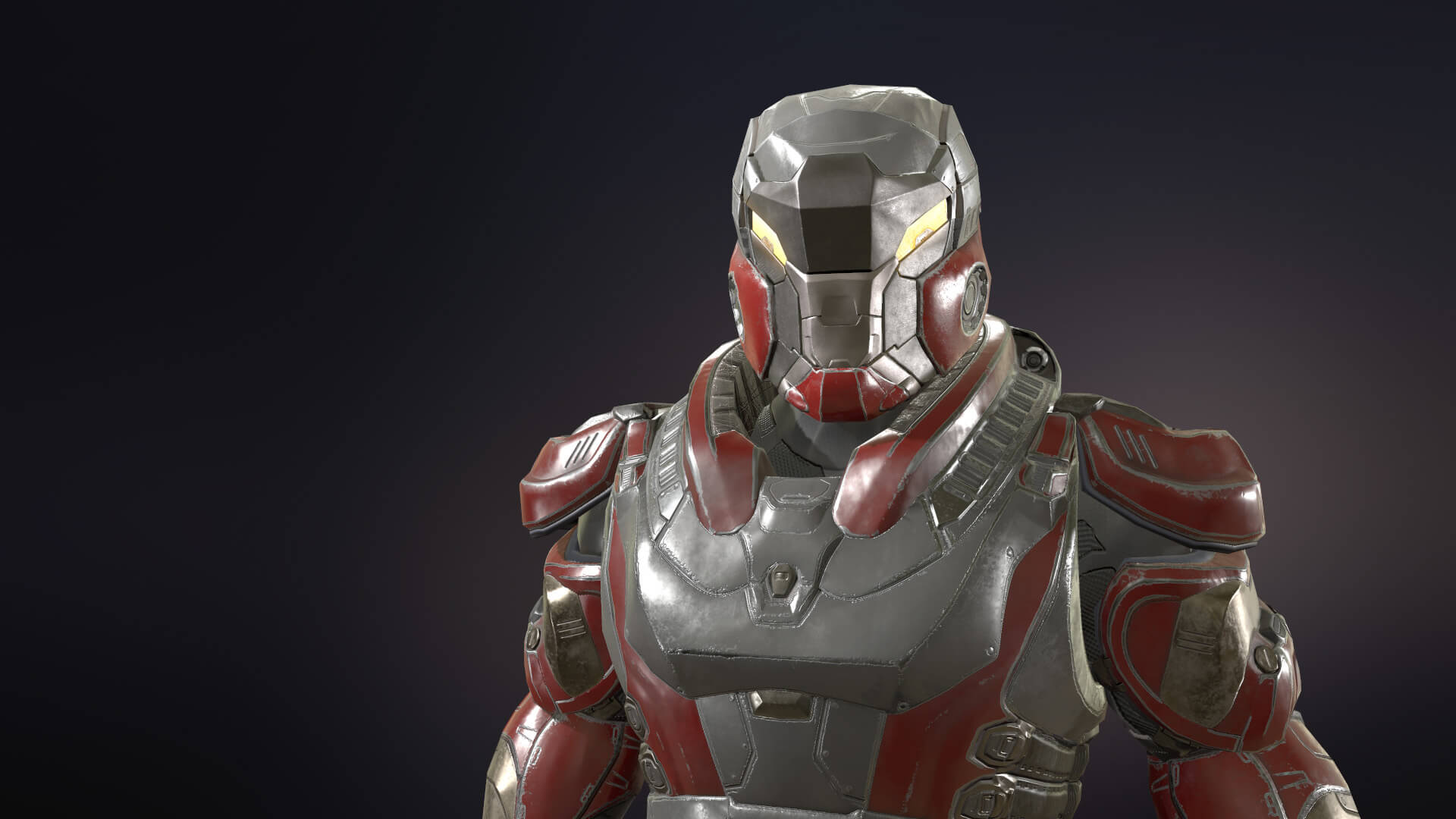 Sci-Fi Soldier 3D Model by SerjoCG