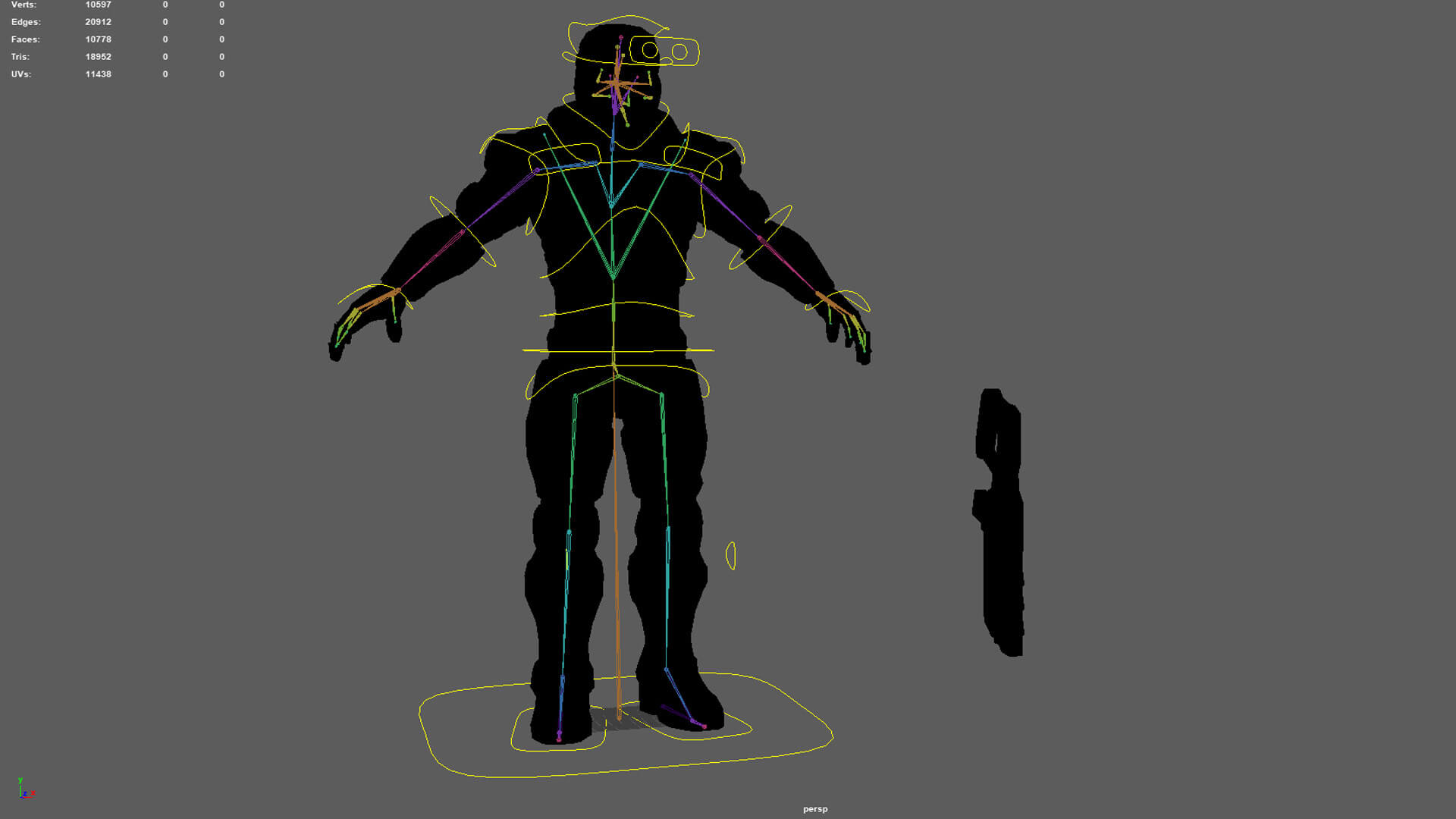 Sci-Fi Soldier 3D Model by SerjoCG