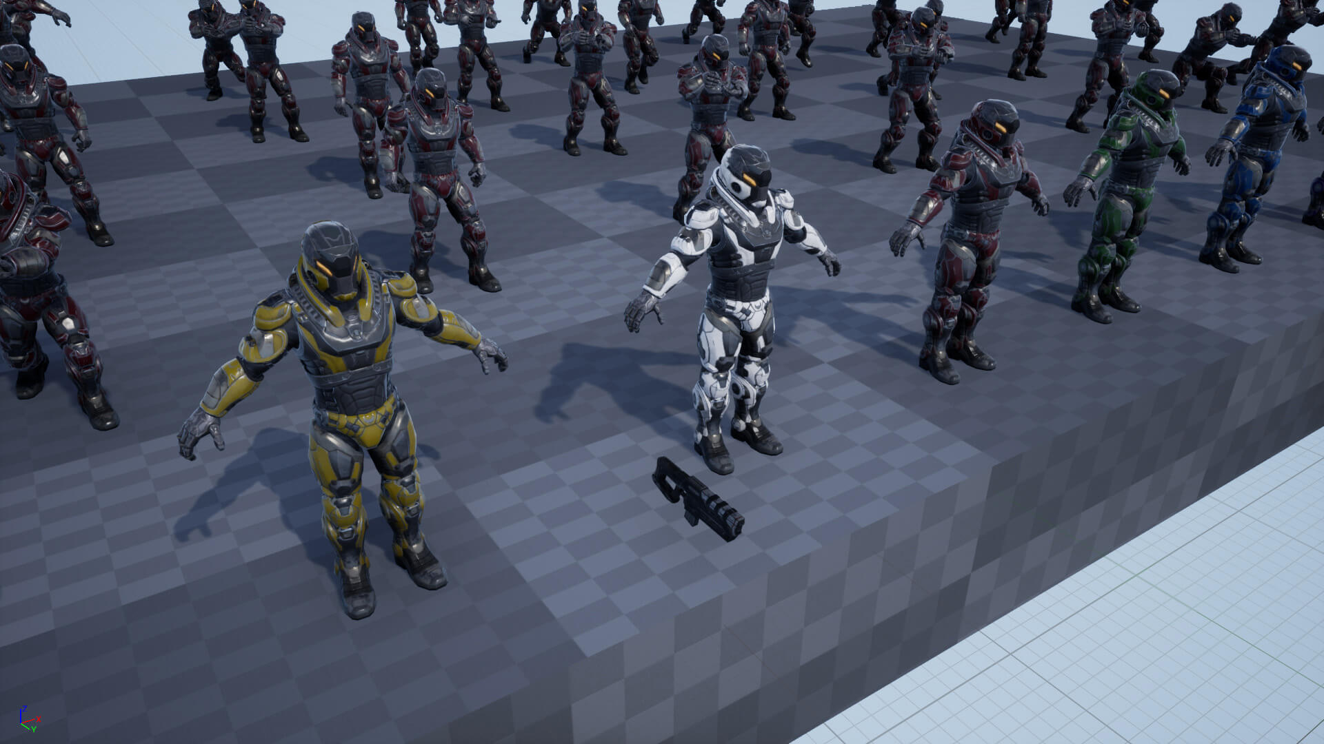 Sci-Fi Soldier 3D Model by SerjoCG