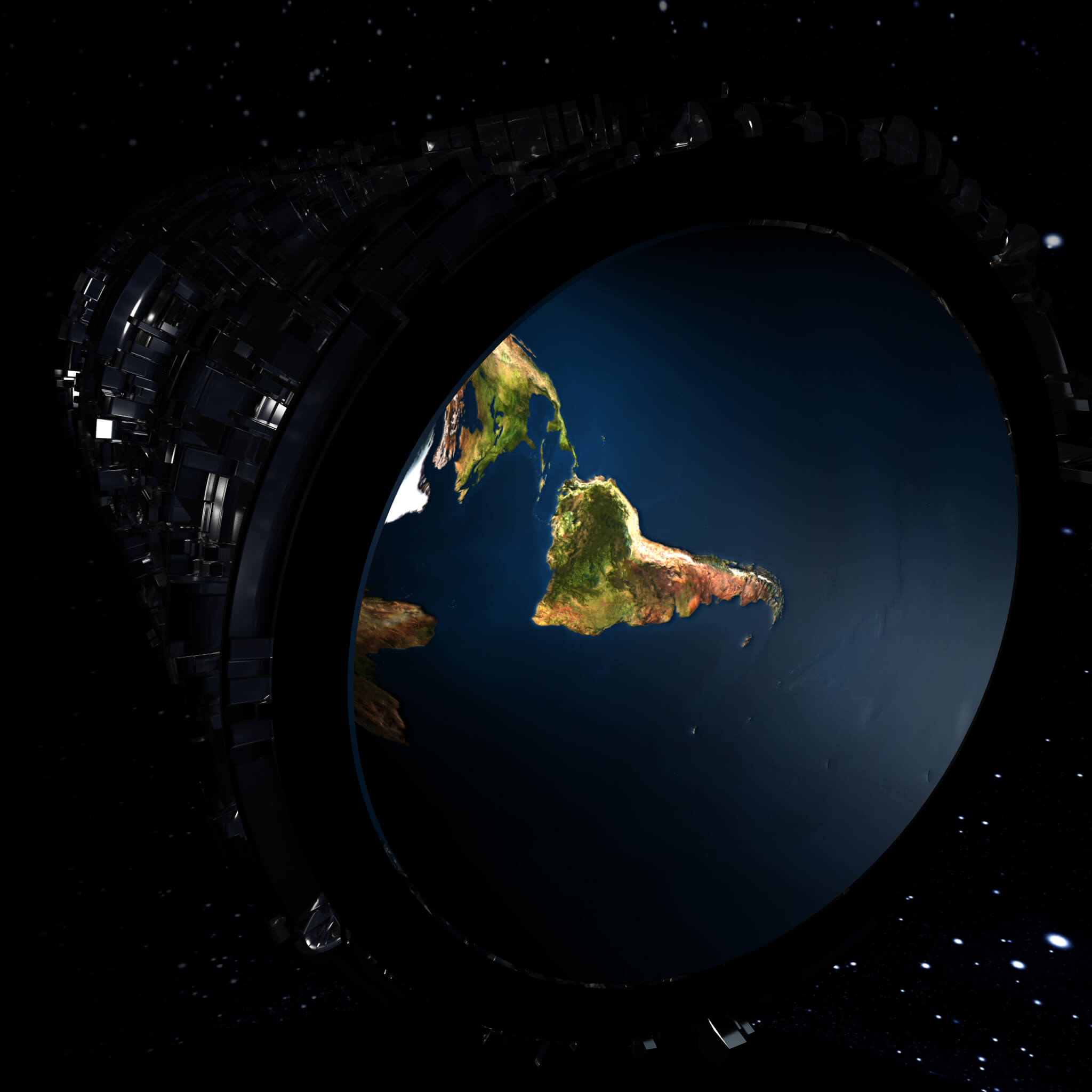 Abstract Planet Earth - 3D Model by Serks