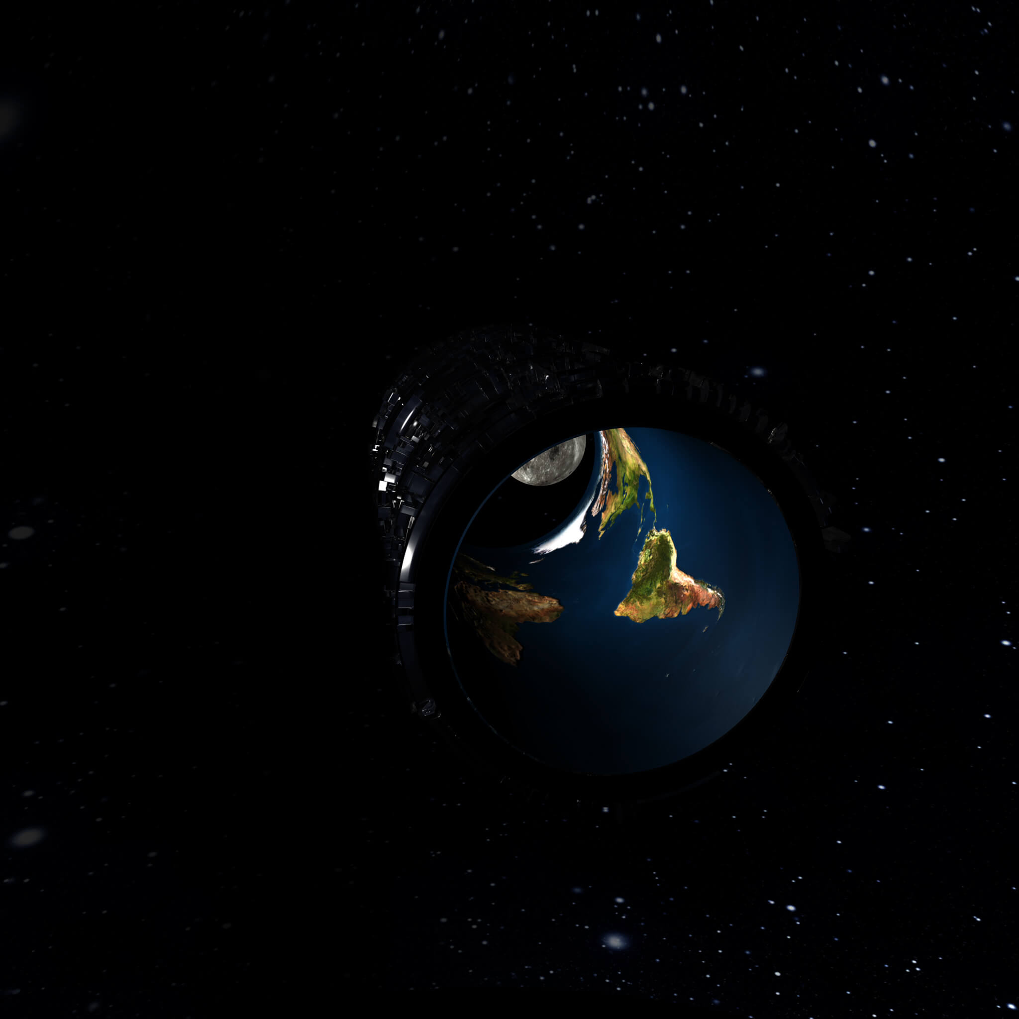 Abstract Planet Earth - 3D Model by Serks