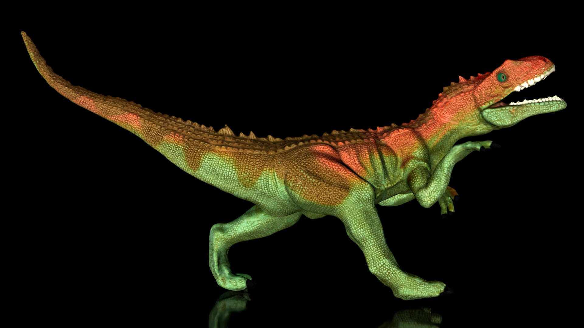Dinosaur Predator Allosaurus - 3D Model by Serks