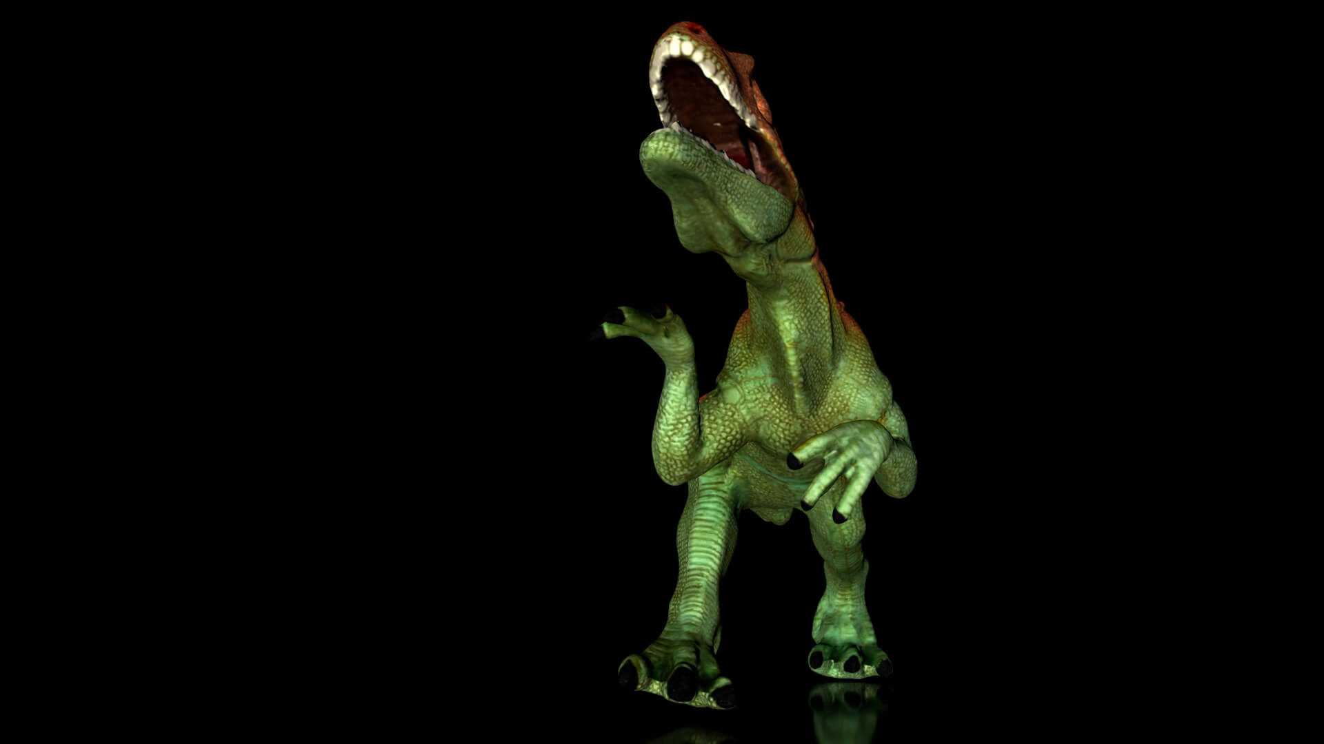 Dinosaur Predator Allosaurus - 3D Model by Serks
