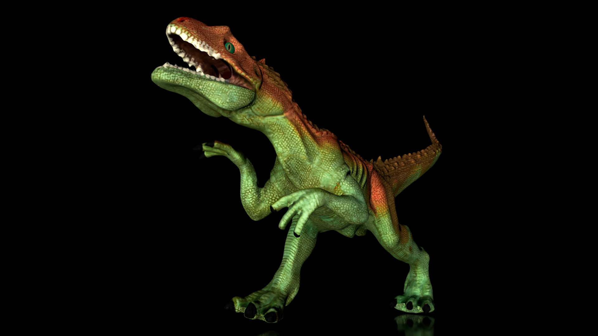 Dinosaur Predator Allosaurus - 3D Model by Serks