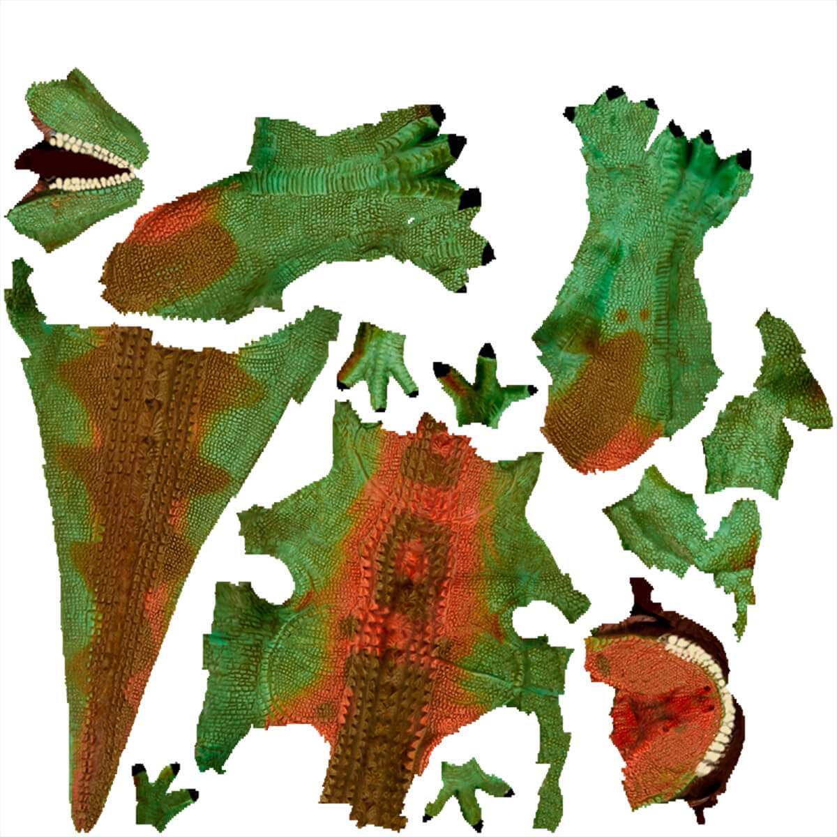 Dinosaur Predator Allosaurus - 3D Model by Serks