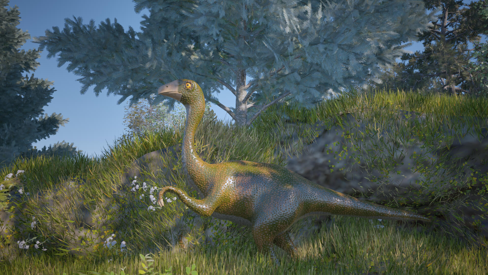 Dinosaur Struthiomimus - 3D Model by Serks