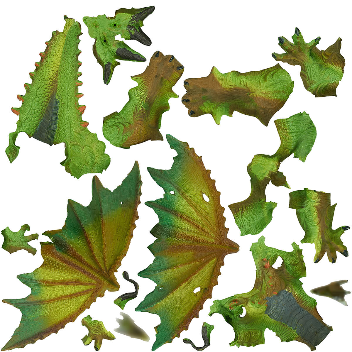 Evil Green Dragon - 3D Model by Serks